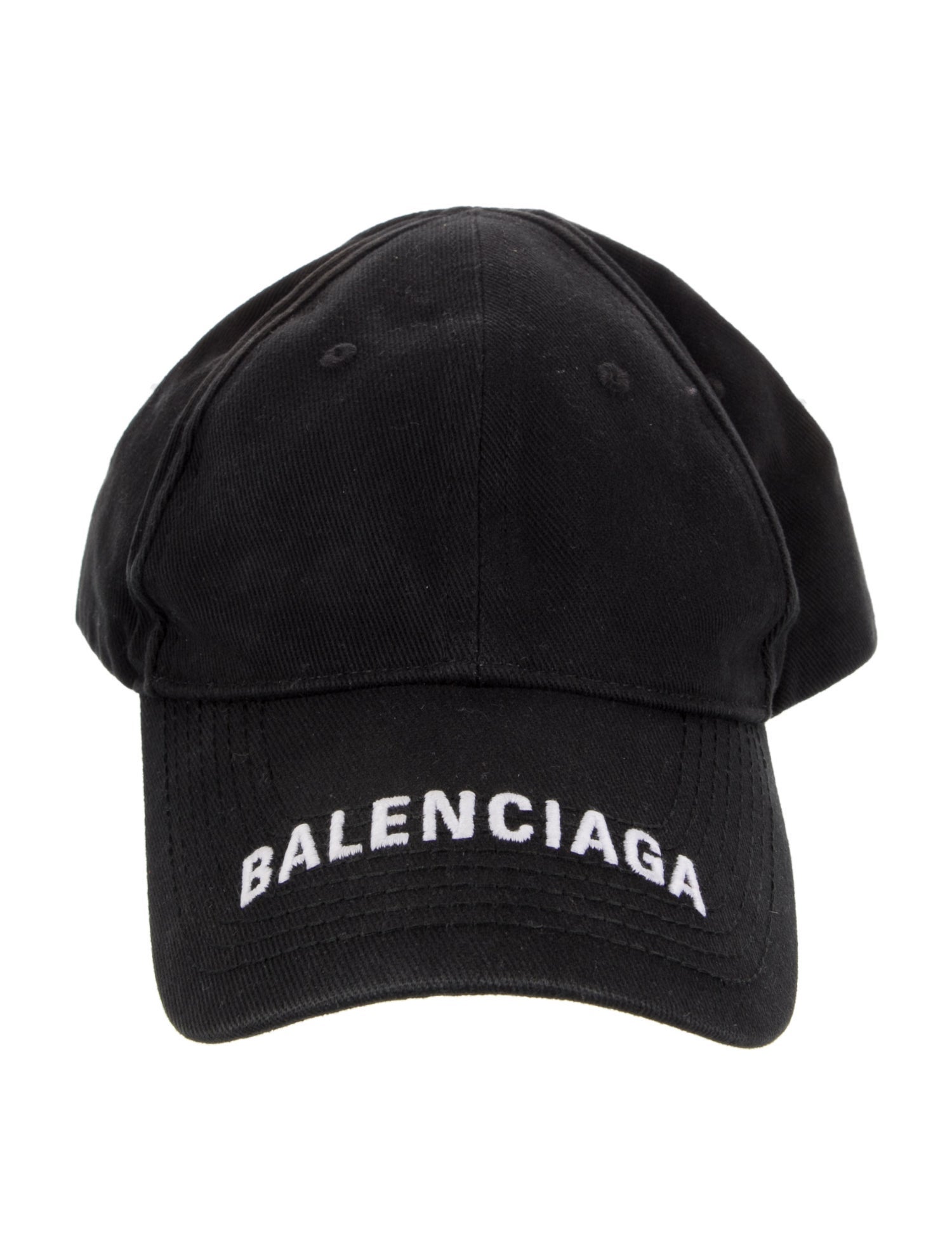 Balenciaga Embroidered Baseball Cap - Black Hats, Accessories ...