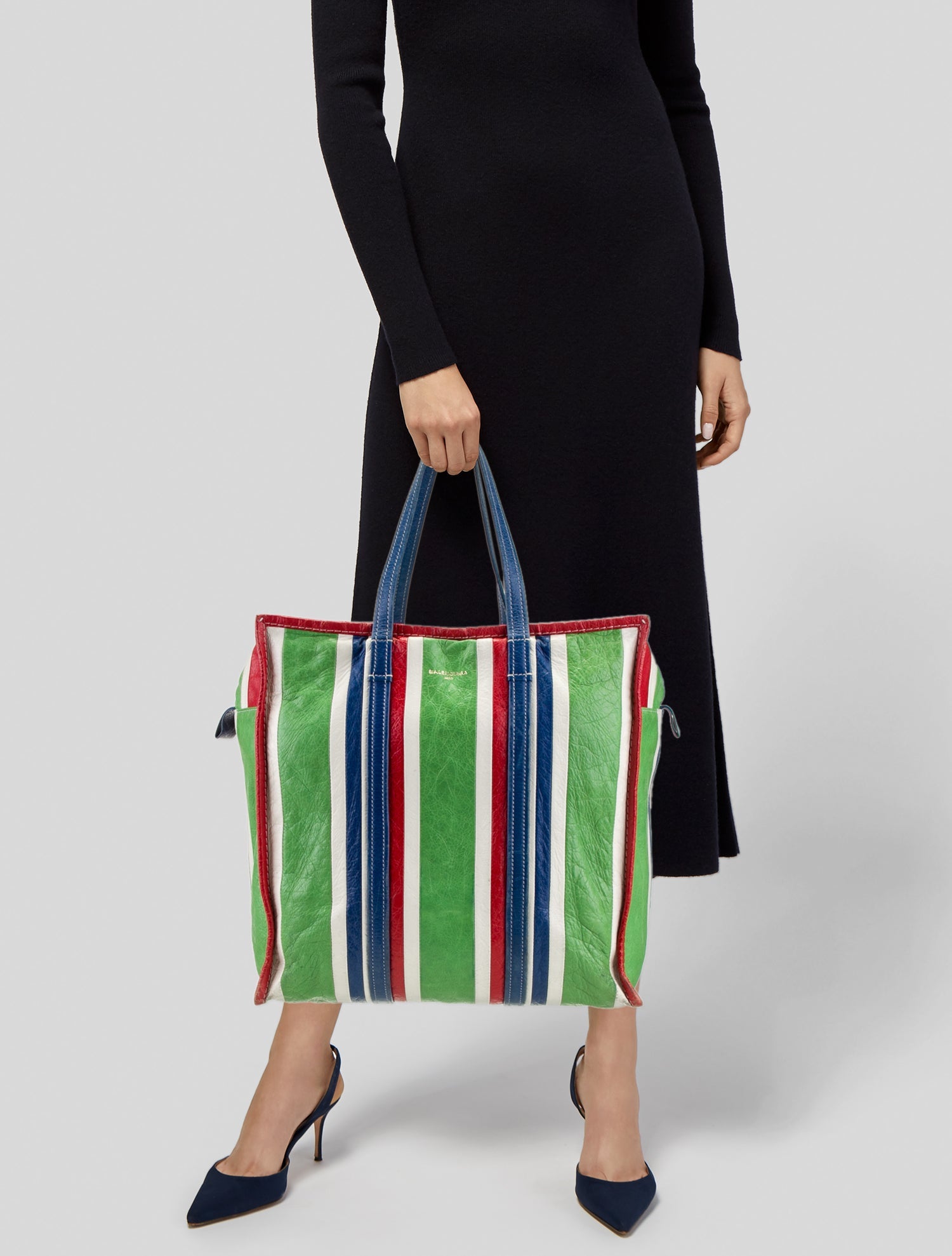 Prada Saffiano Leather Galleria Double Zip - Blue Totes, Handbags ...