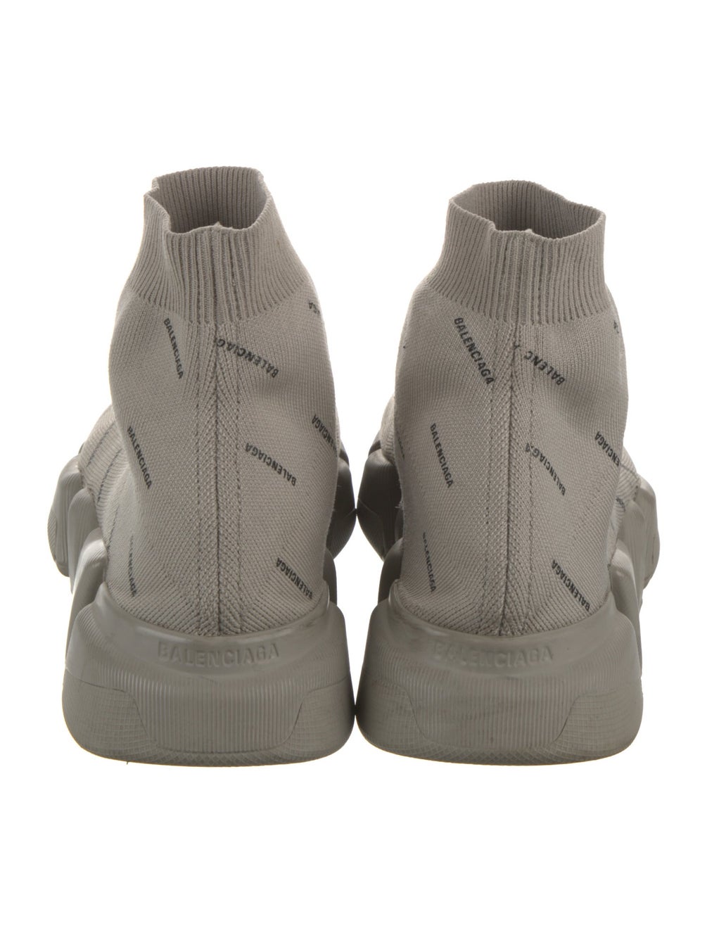 Balenciaga Speed Trainer 2.0 'All Over Logo Print - Grey' Sock Sneakers ...