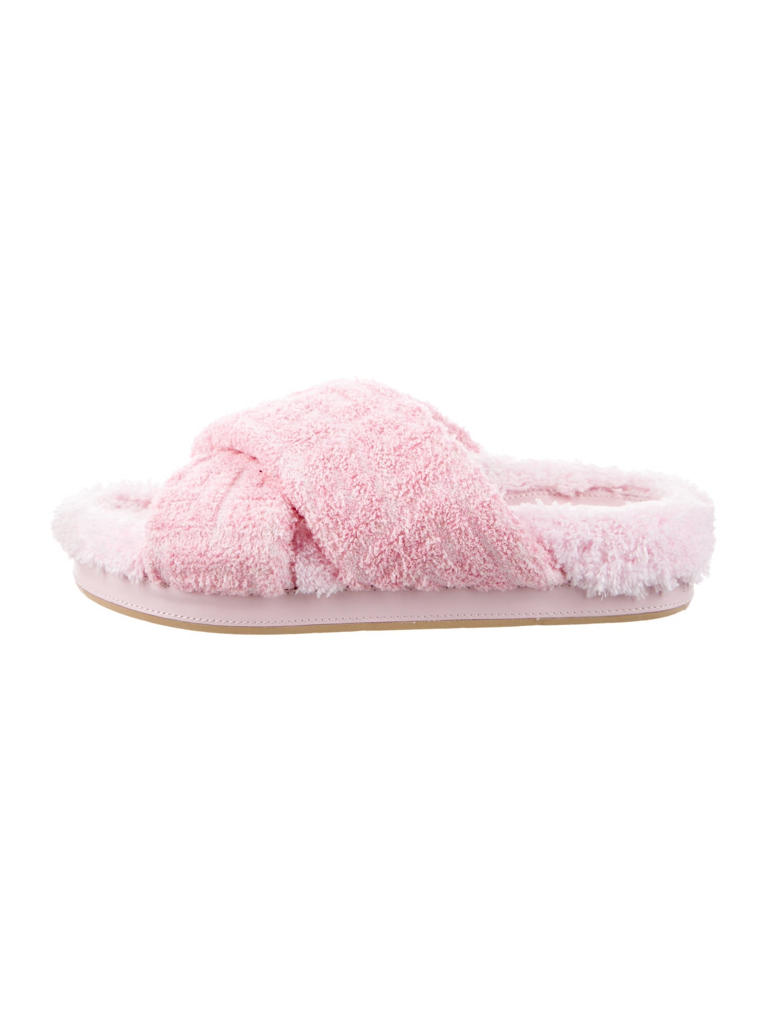 Balmain Terry Cloth Slides - Pink Sandals, Shoes - BAM101462 | The RealReal