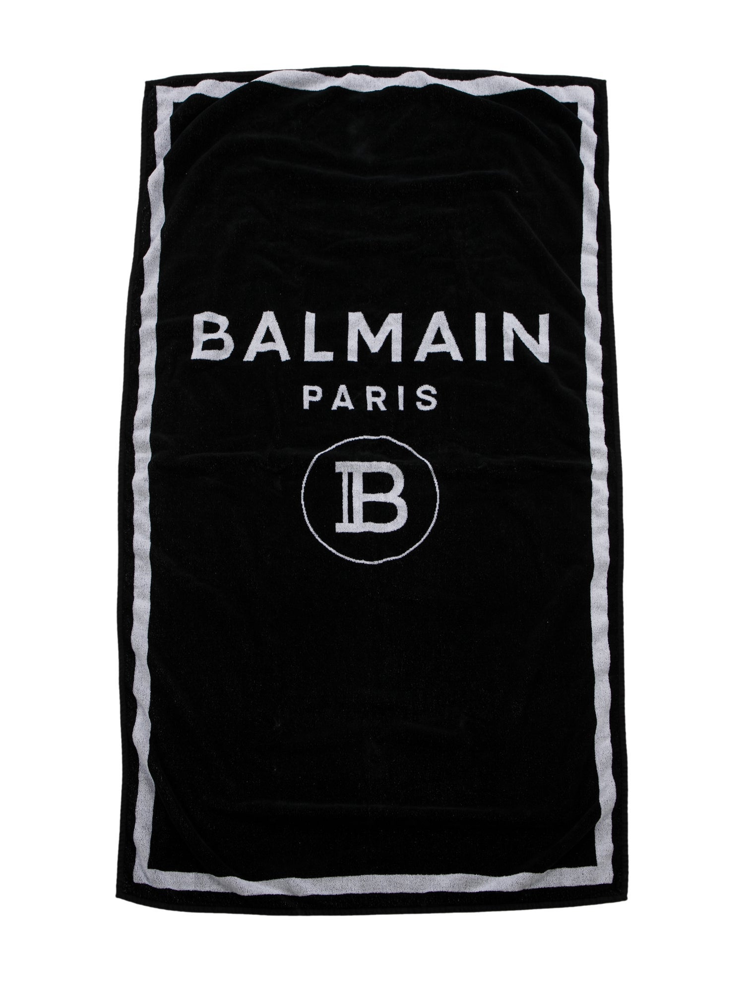 Balmain Logo Beach Towel - Black Bath, Bedding & Bath - BAM102971 | The ...