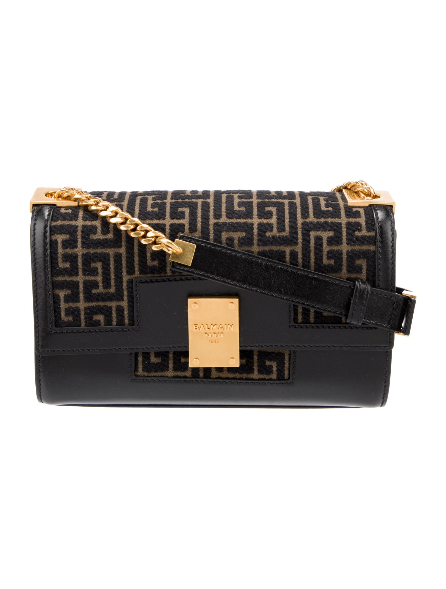 Balmain Canvas Crossbody Bag - Black Crossbody Bags, Handbags ...