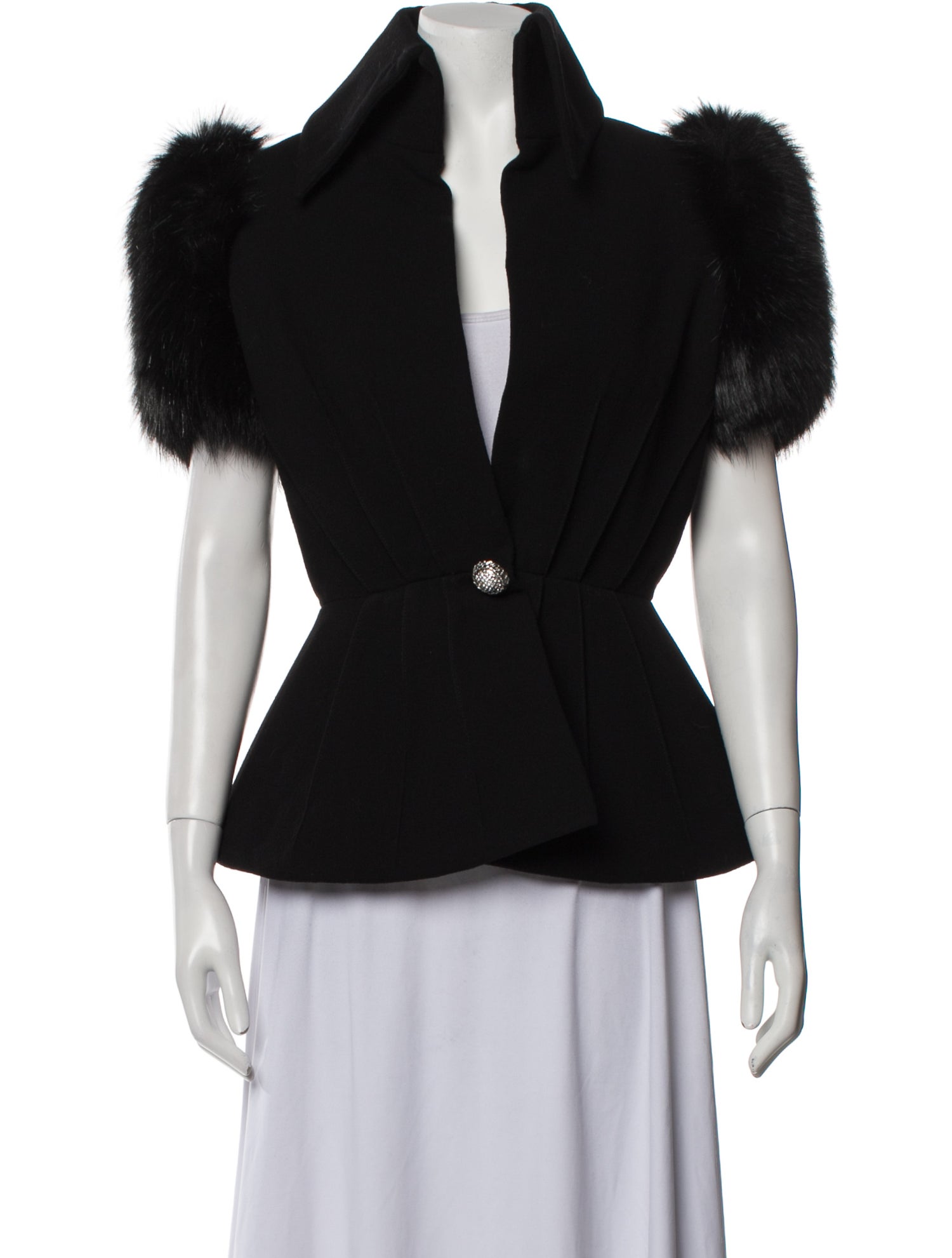 Balmain Virgin Wool Coat - Black Coats, Clothing - BAM105400 | The RealReal