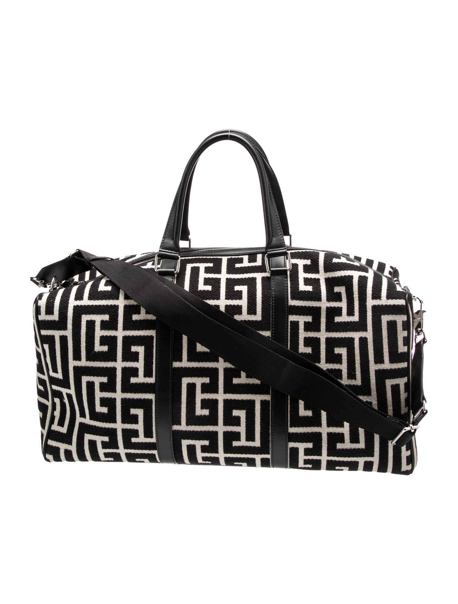 Balmain Canvas Weekender Bag - Black Luggage and Travel, Handbags ...