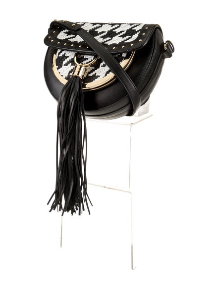 Balmain Suede Evening Bag - Black Crossbody Bags, Handbags - BAM99416 ...