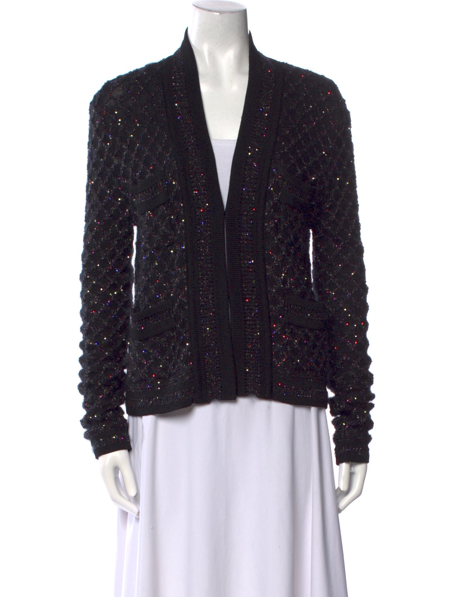 Balmain V-Neck Sweater - Black Knitwear, Clothing - BAM107641 | The ...