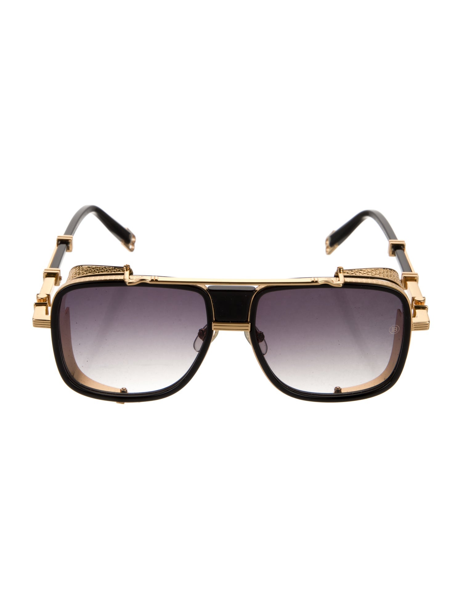 Balmain Square Gradient Sunglasses - Black Sunglasses, Accessories ...
