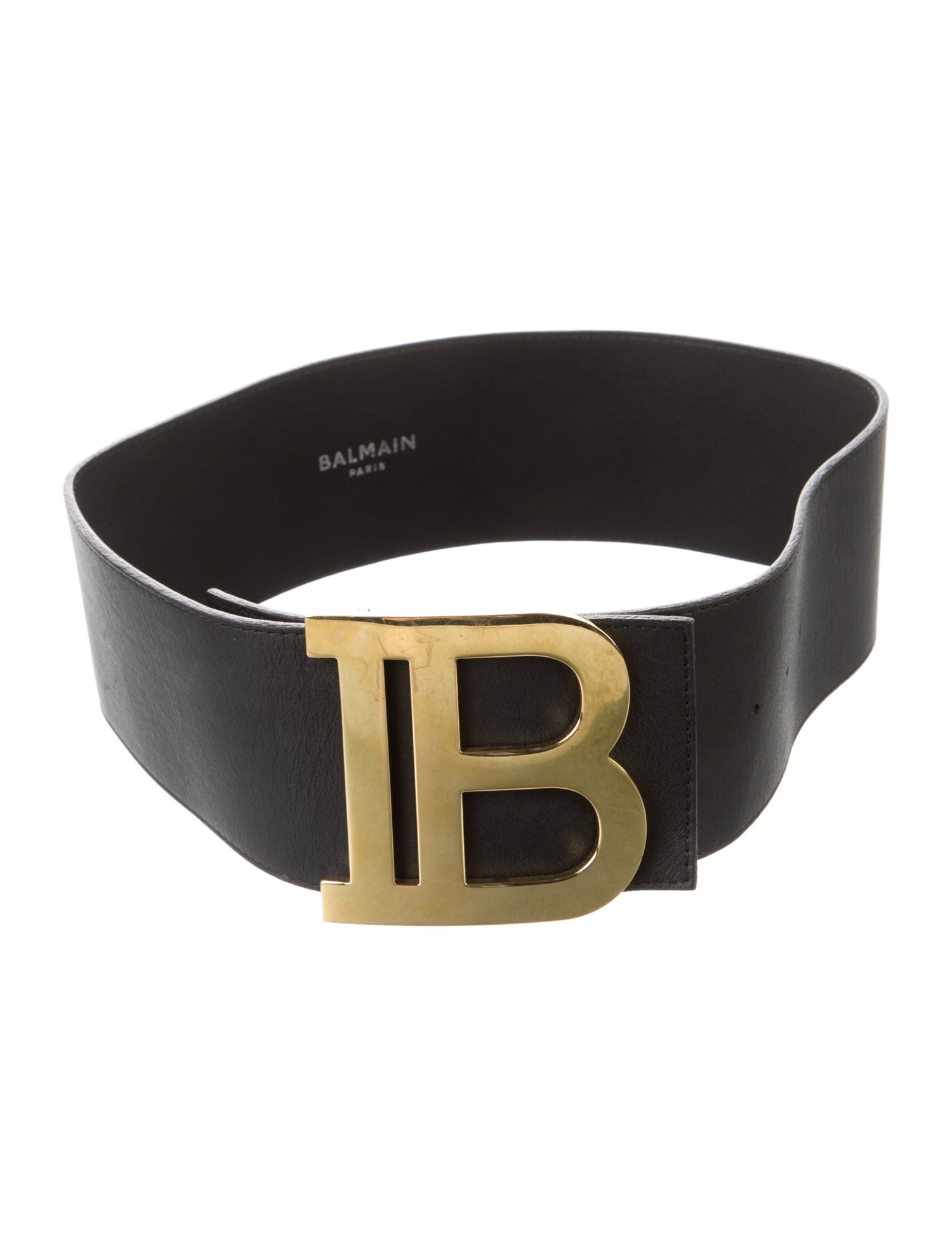 Balmain Wide Leather Belt - Black Belts, Accessories - BAM108319 | The ...