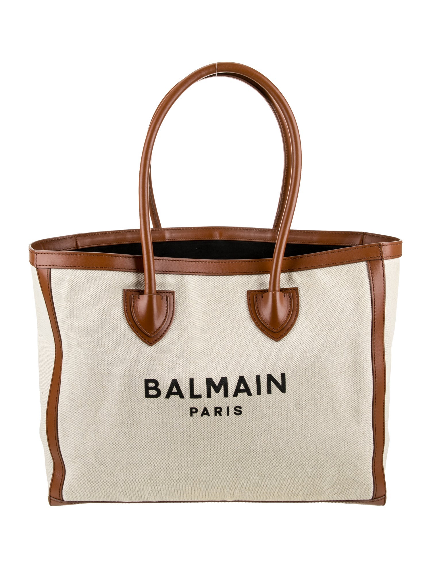 Balmain Canvas Tote - Neutrals Totes, Handbags - BAM108591 | The RealReal