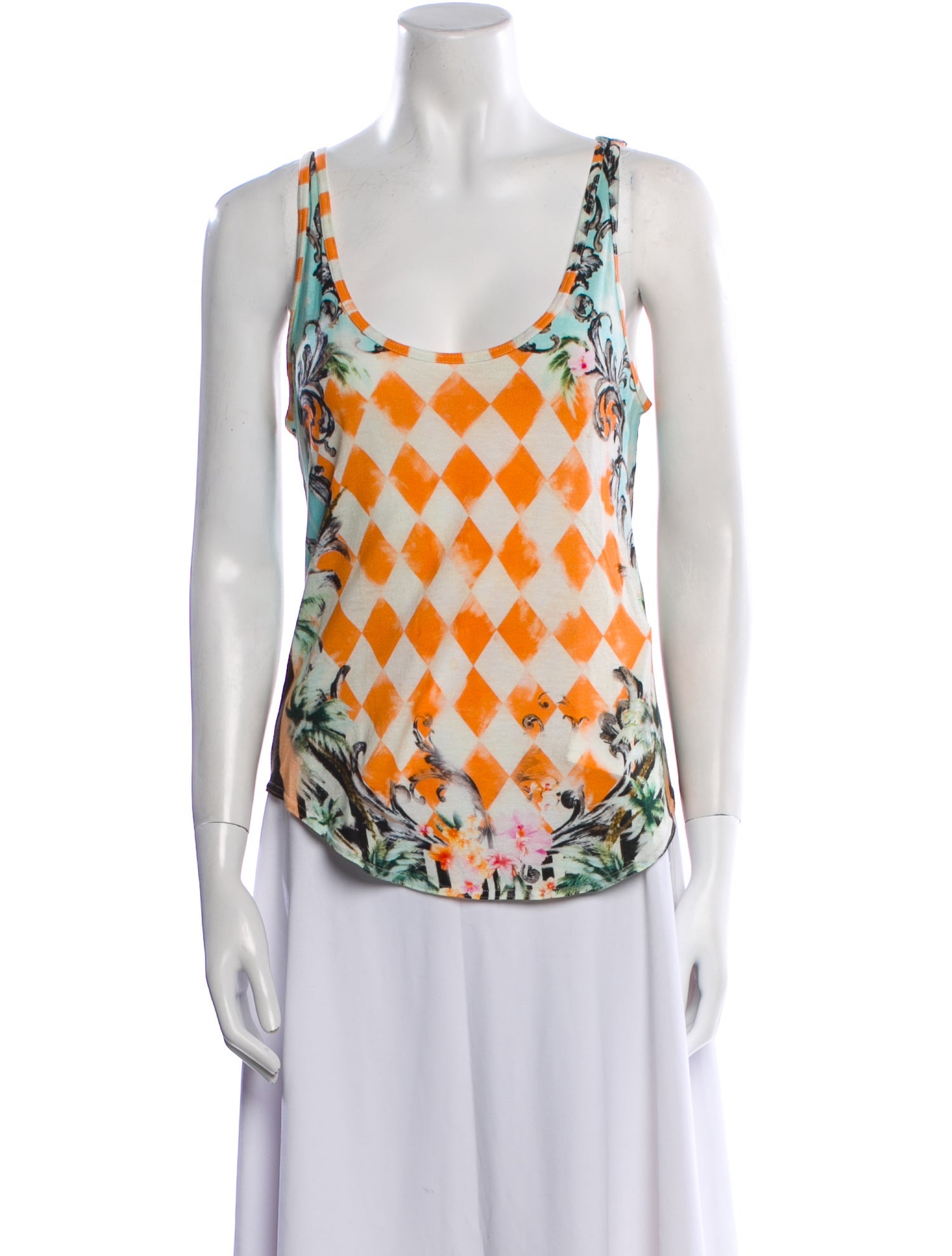 Balmain 2013 Printed Top - Blue Tops, Clothing - BAM112291 | The RealReal