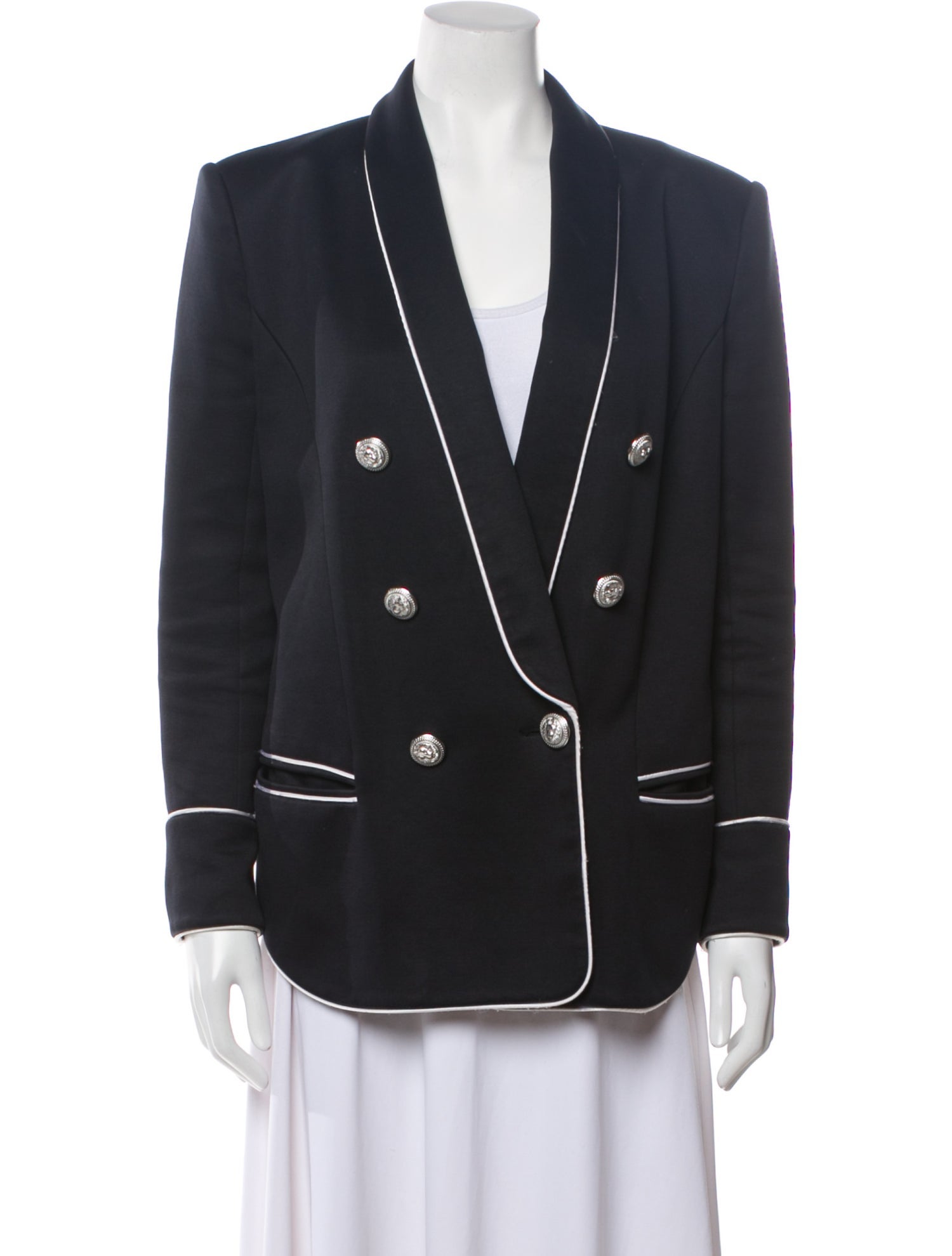 Balmain Blazer - Grey Jackets, Clothing - BAM112978 | The RealReal