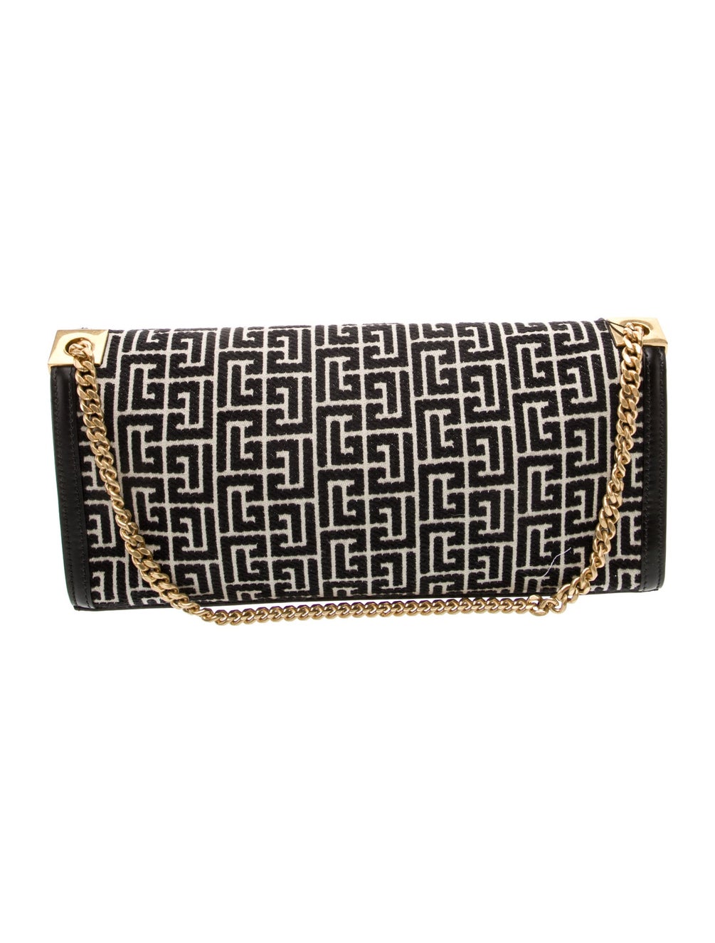 Balmain Canvas Shoulder Bag - Black Shoulder Bags, Handbags - BAM117996 ...