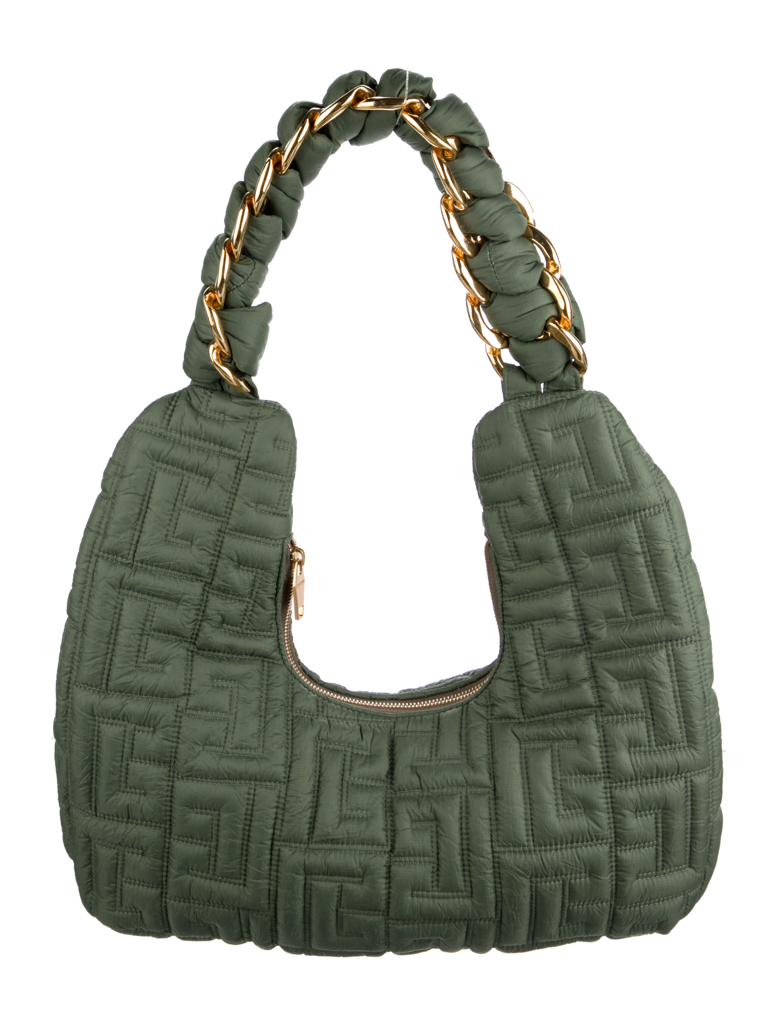 Balmain shoulder bag - Green Shoulder Bags, Handbags - BAM76348 | The ...