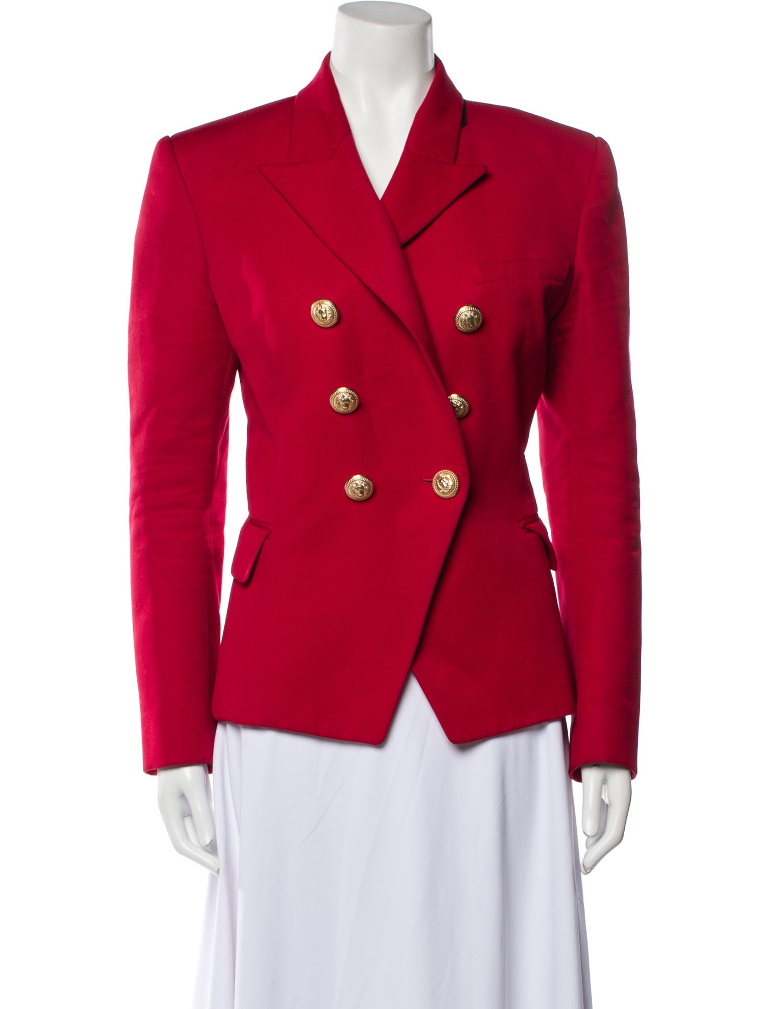 Balmain Blazer - Red Jackets, Clothing - BAM82258 | The RealReal