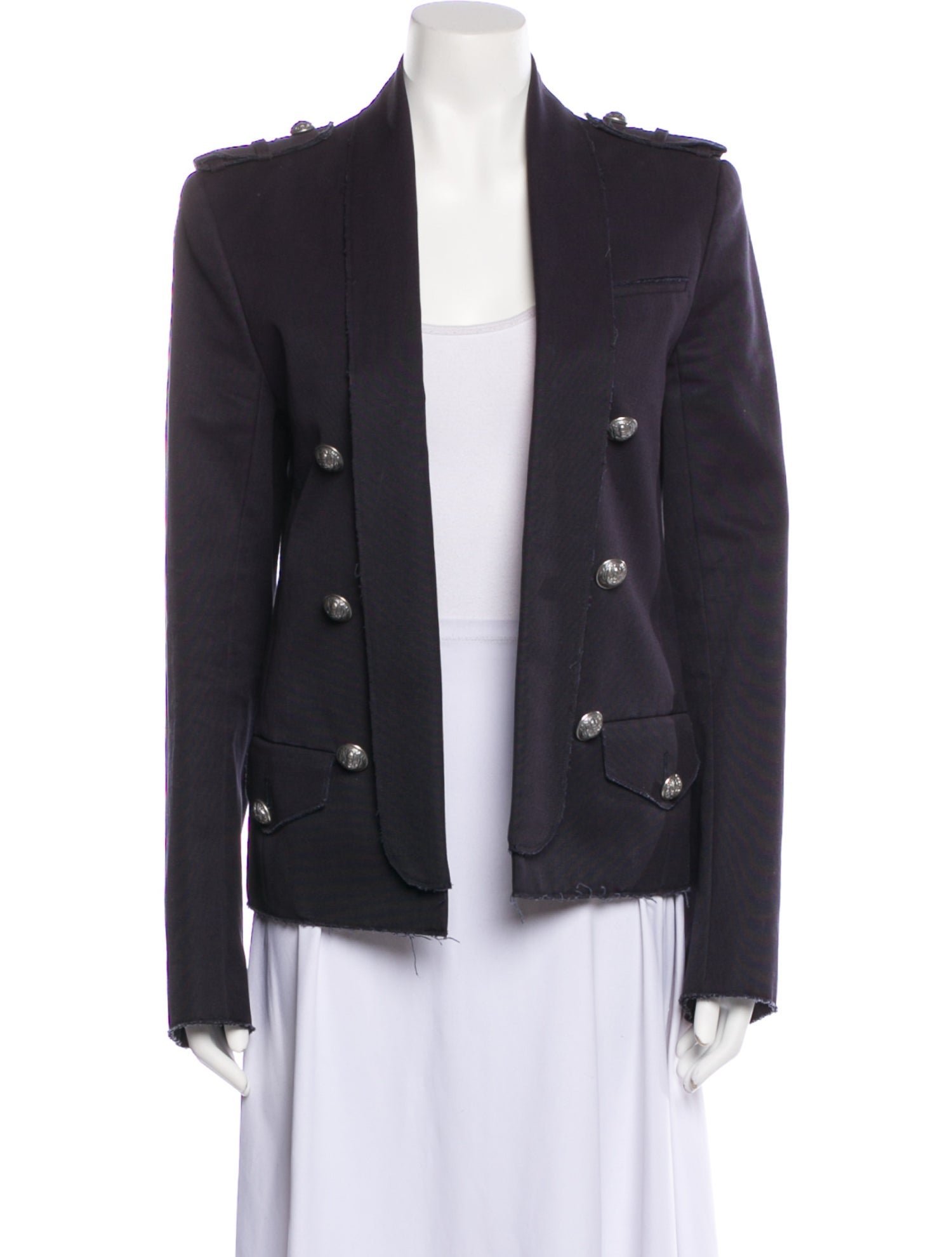 Balmain Blazer - Blue Jackets, Clothing - BAM82690 | The RealReal