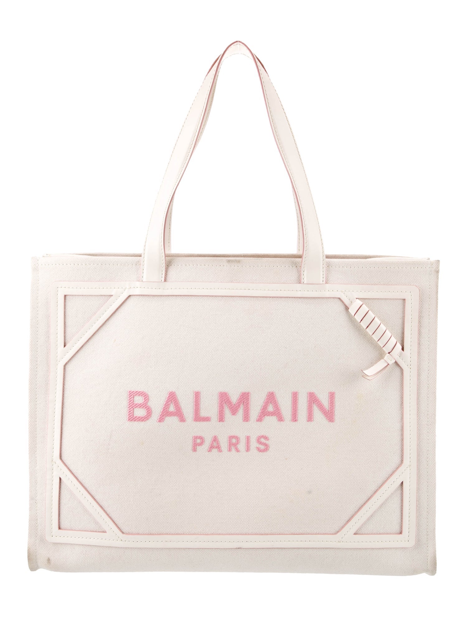 Balmain Medium Shopper Tote - White Totes, Handbags - BAM83029 | The ...