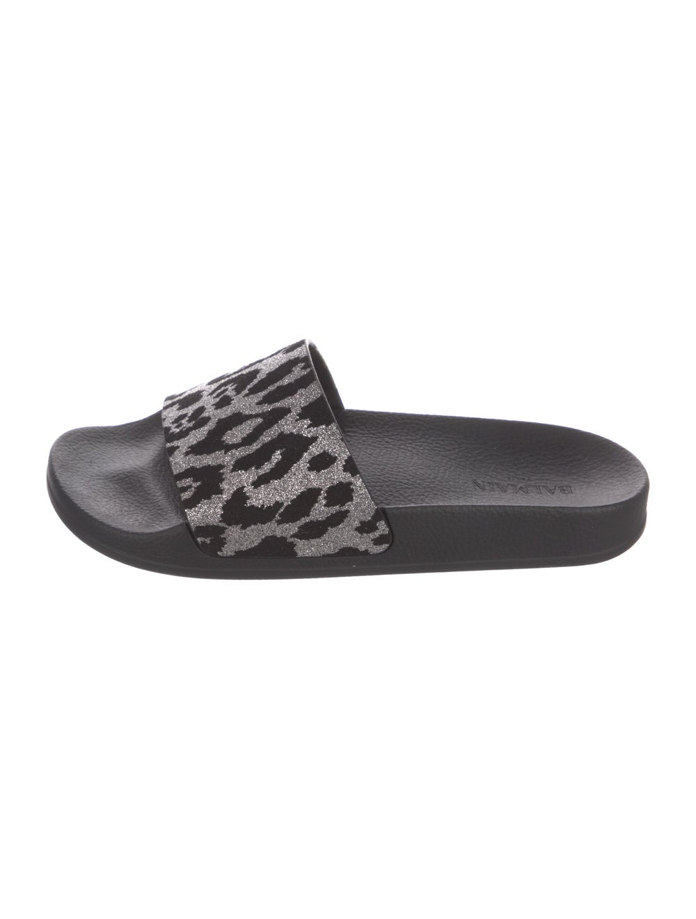 Balmain Animal Print Slides - Gem