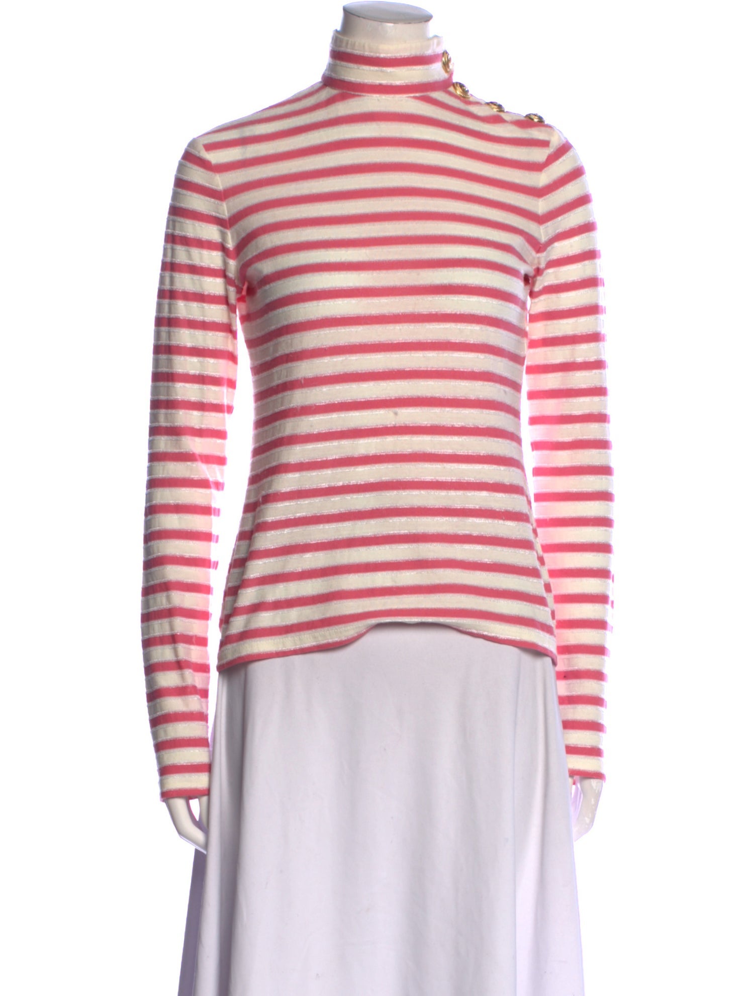 Balmain x Barbie Striped Top - Pink Tops, Clothing - BAM87114 | The ...