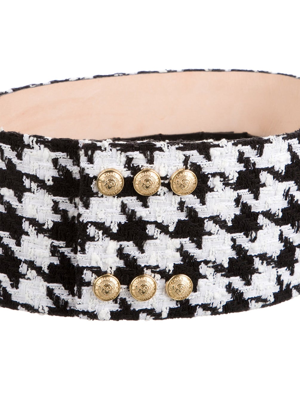 Balmain Wide Wool Waist Belt - White Belts, Accessories - BAM87669 ...