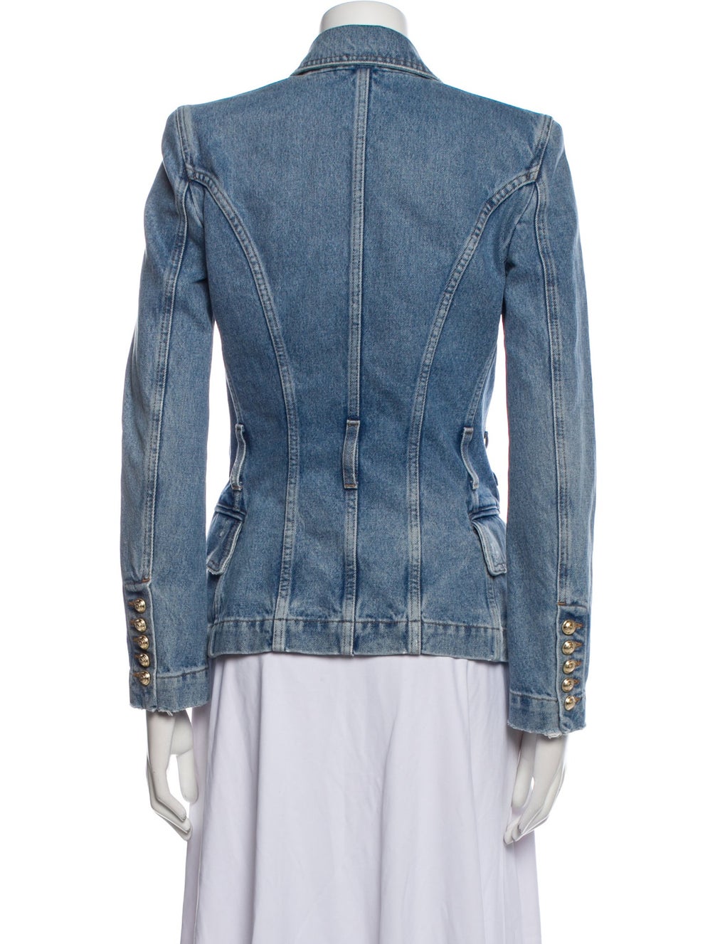 Balmain Denim Jacket w/ Tags - Blue Jackets, Clothing - BAM88641 | The ...