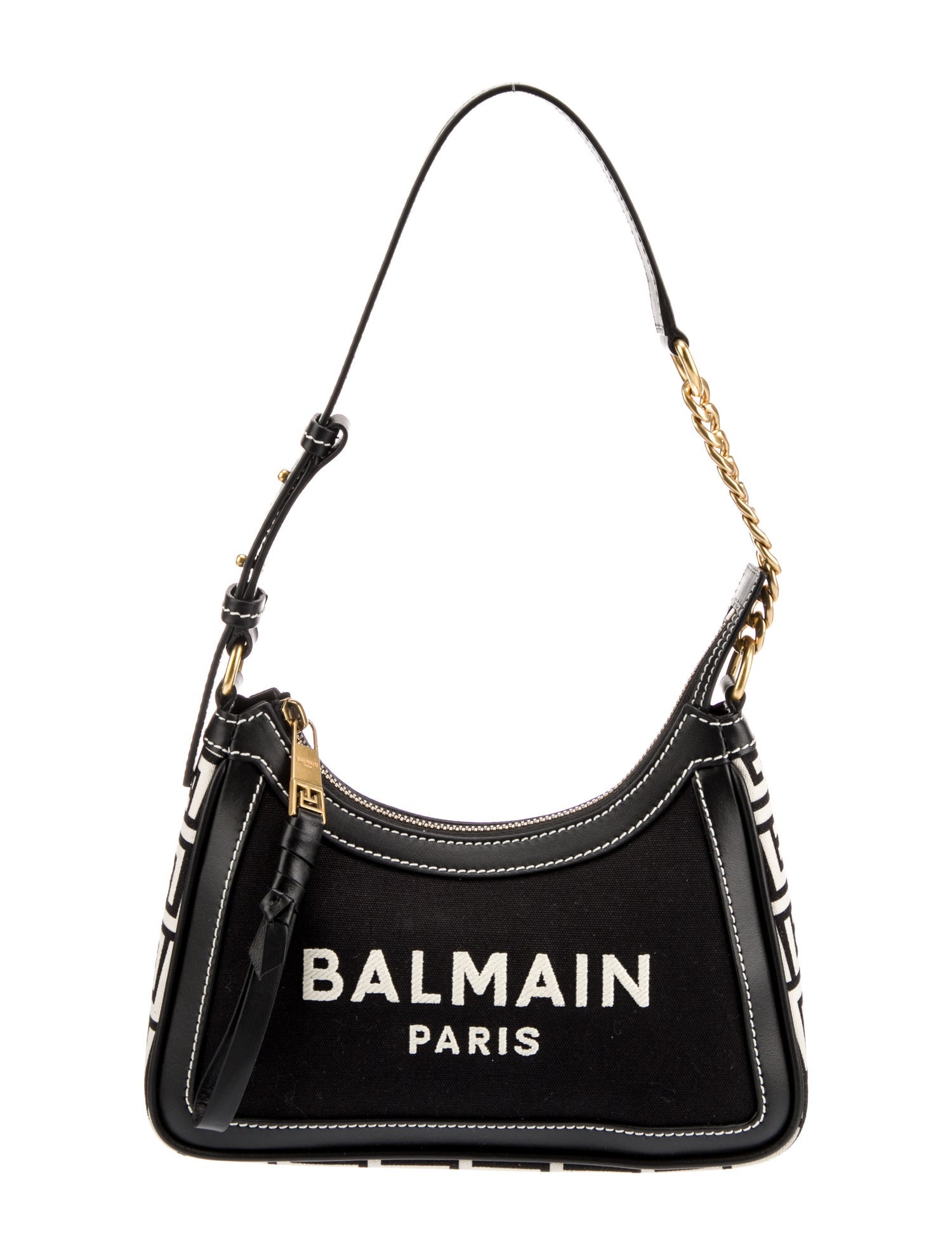 Balmain B Army Shoulder Bag w/Tags - Black Shoulder Bags, Handbags ...