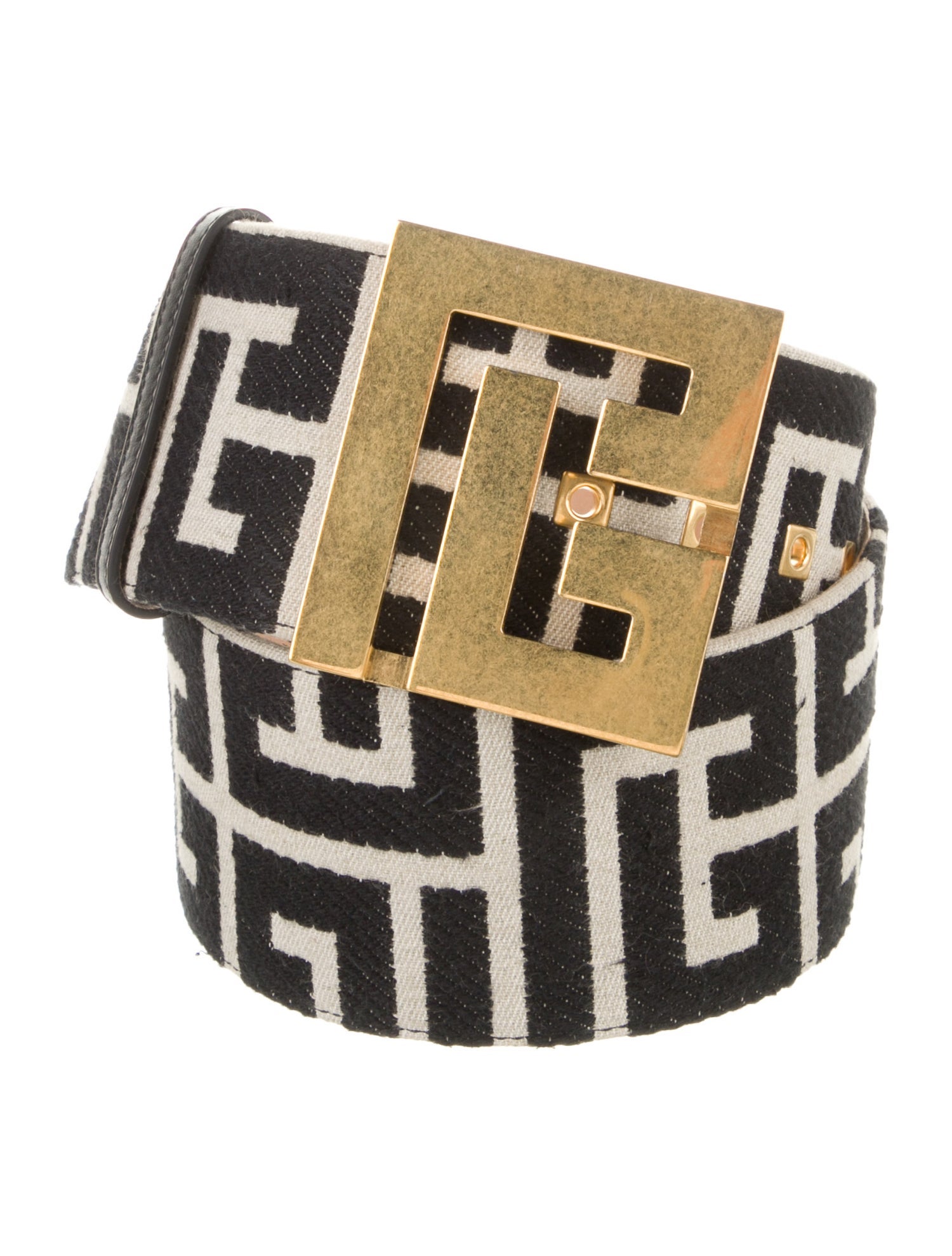 Balmain Wide Canvas Waist Belt - Neutrals Belts, Accessories - BAM90512 ...