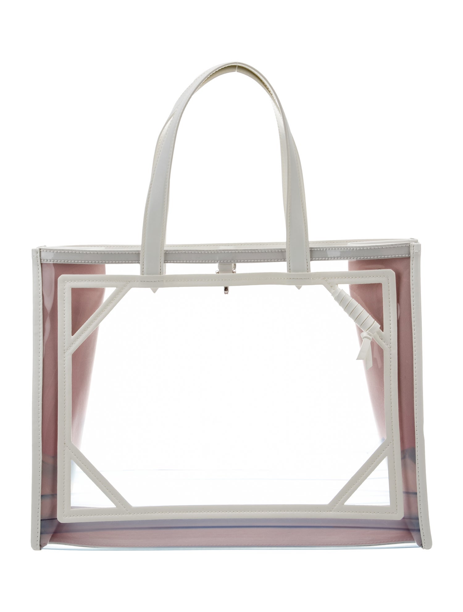 Balmain X Evian PVC Leather Trimmed Tote Bag - White Totes, Handbags ...