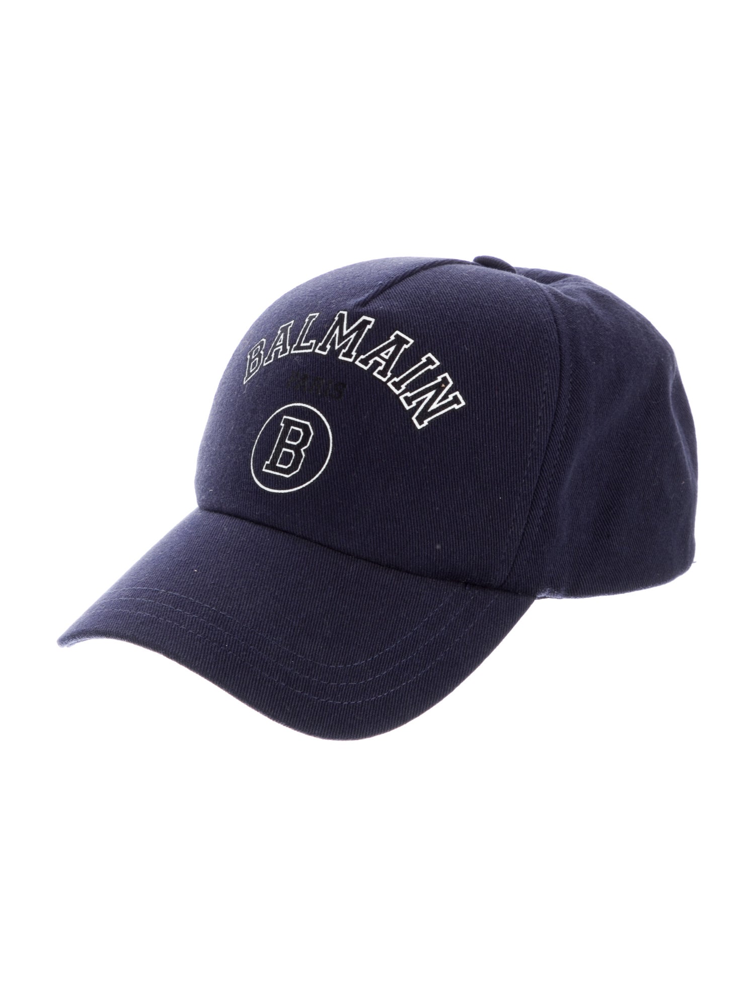 Balmain Logo Baseball Cap - Blue Hats, Accessories - BAM91467 | The ...