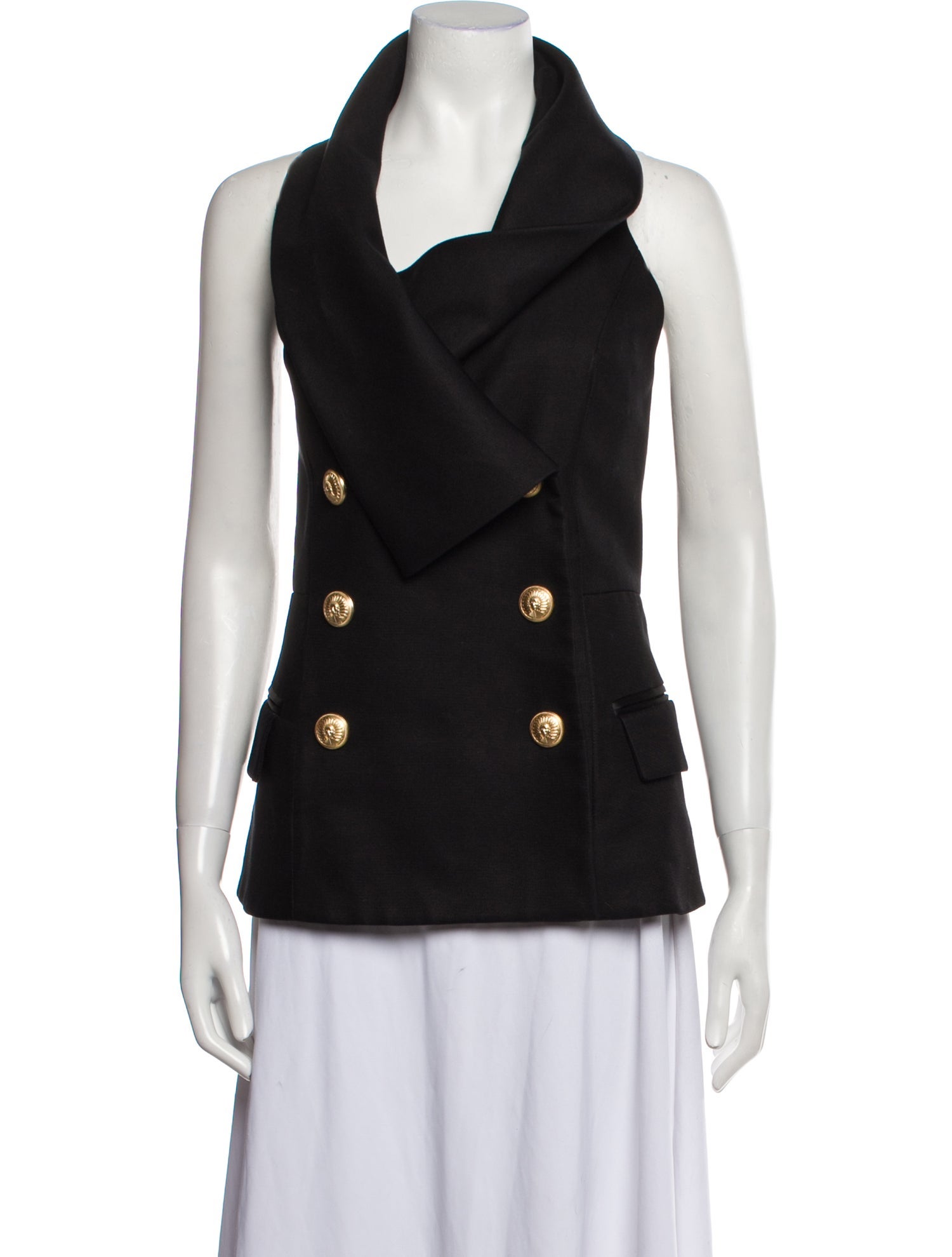 Balmain Vest - Black Jackets, Clothing - BAM92096 | The RealReal