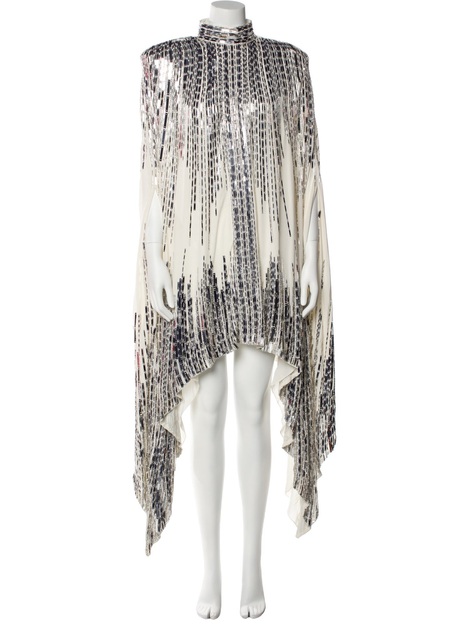 Balmain Silk Long Dress - Neutrals Dresses, Clothing - BAM97945 | The ...