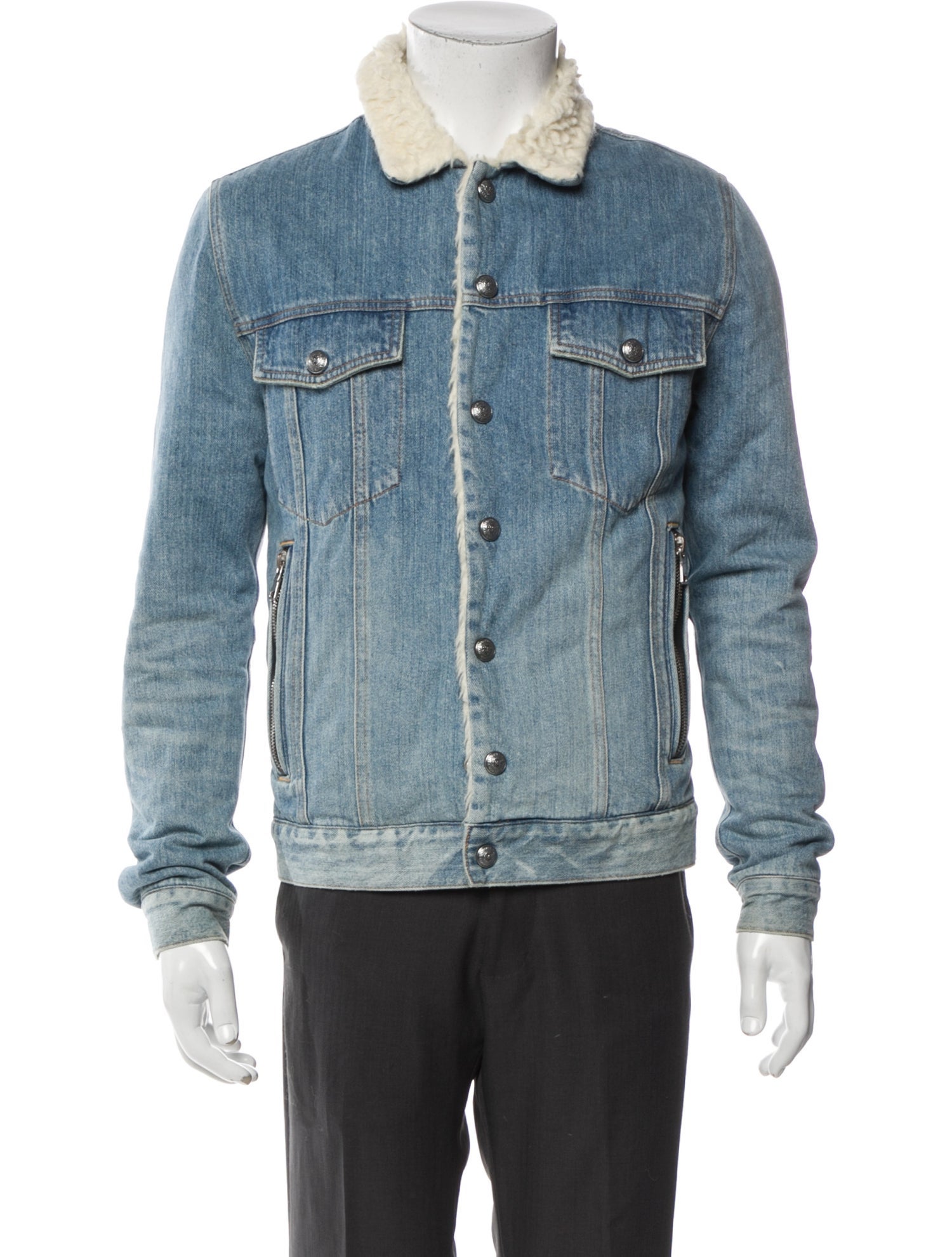 Balmain Denim Jacket - Blue Outerwear, Clothing - BAM98745 | The RealReal