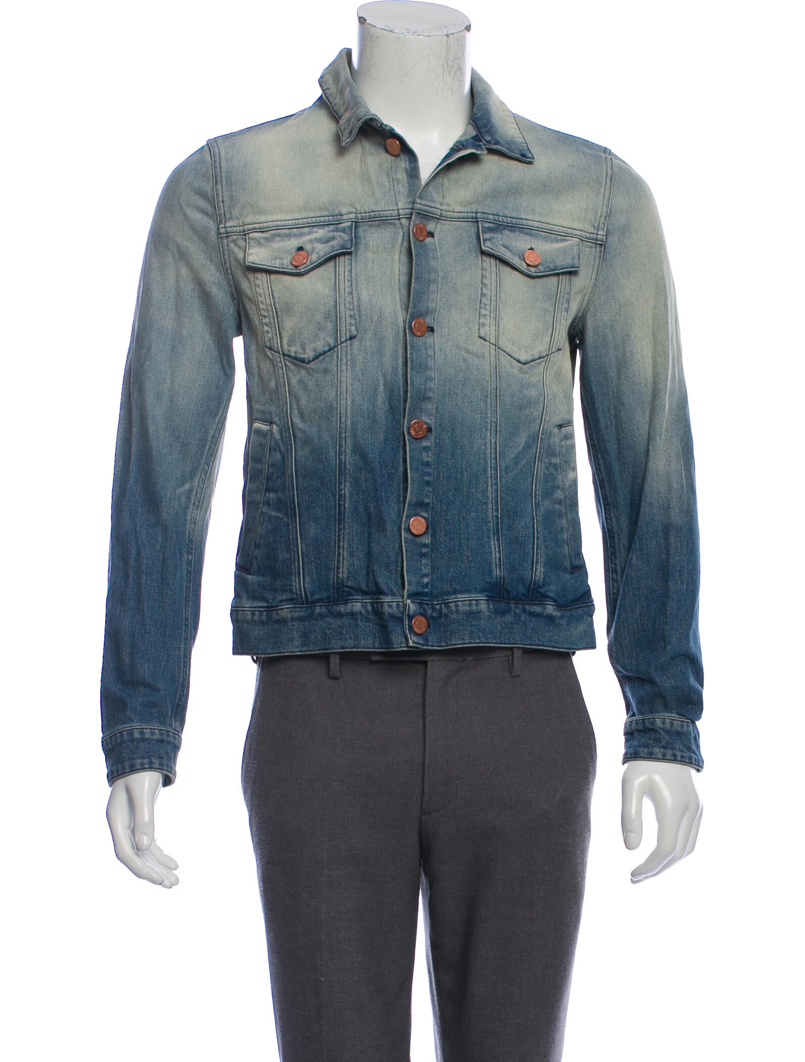 Band of Outsiders Button-Up Denim Jacket - Clothing - BAN25830 | The ...