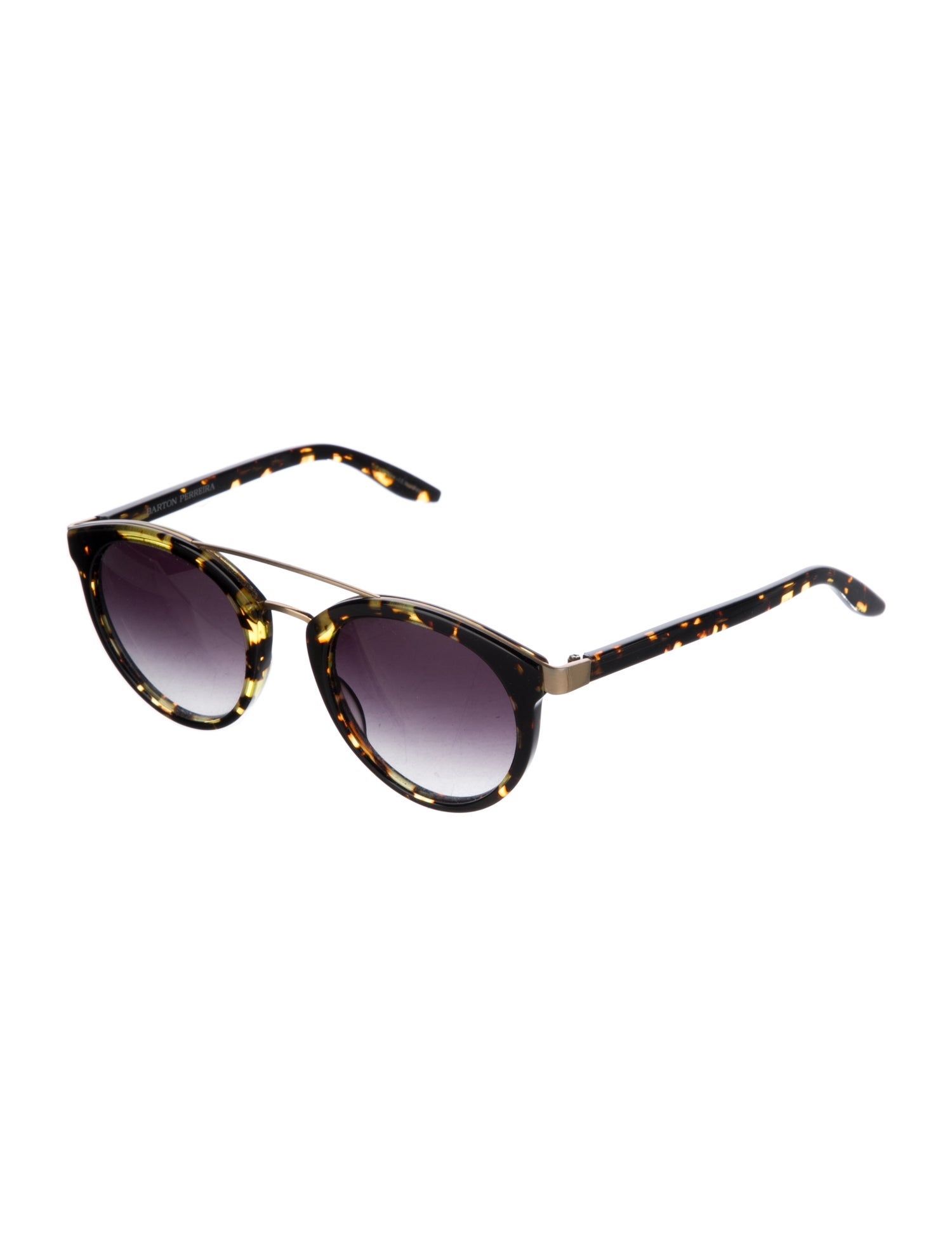Barton Perreira Oversize Gradient Sunglasses - Gold Sunglasses ...