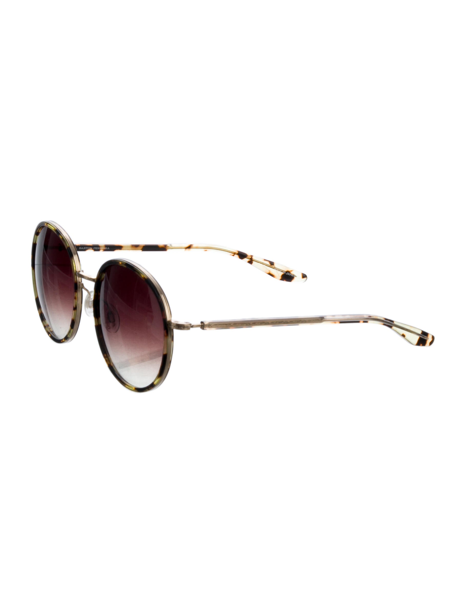 Barton Perreira Oversize Gradient Sunglasses - Gold Sunglasses ...