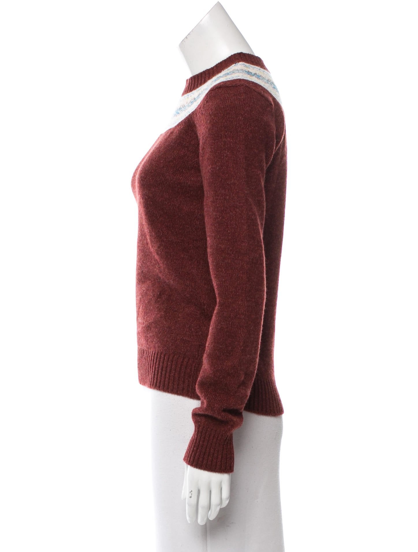 Barrie Cashmere Knit Sweater - Red Knitwear, Clothing - BARRI20048 ...