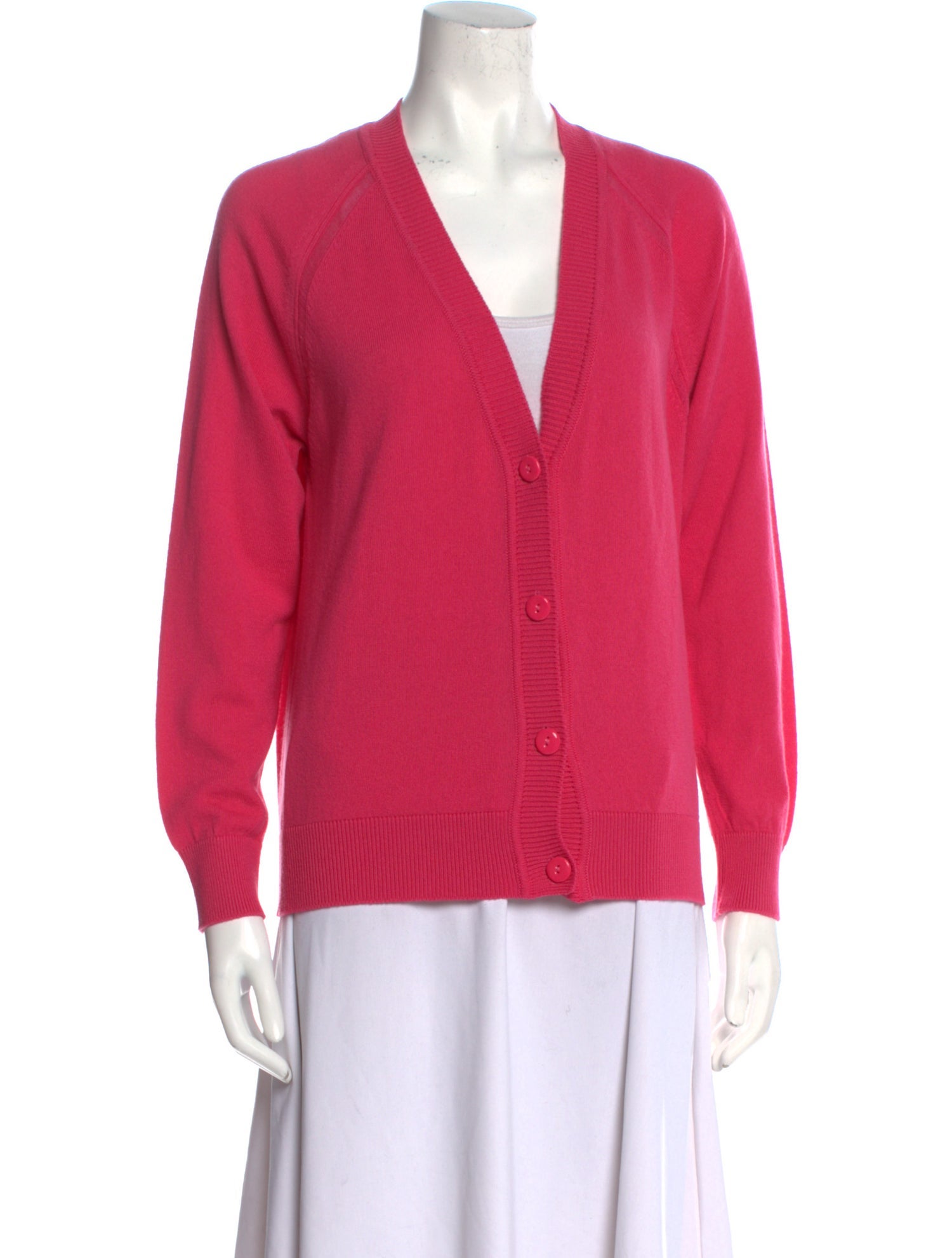 The Row Merino Wool Plunge Neckline Sweater - Red Knitwear, Clothing ...