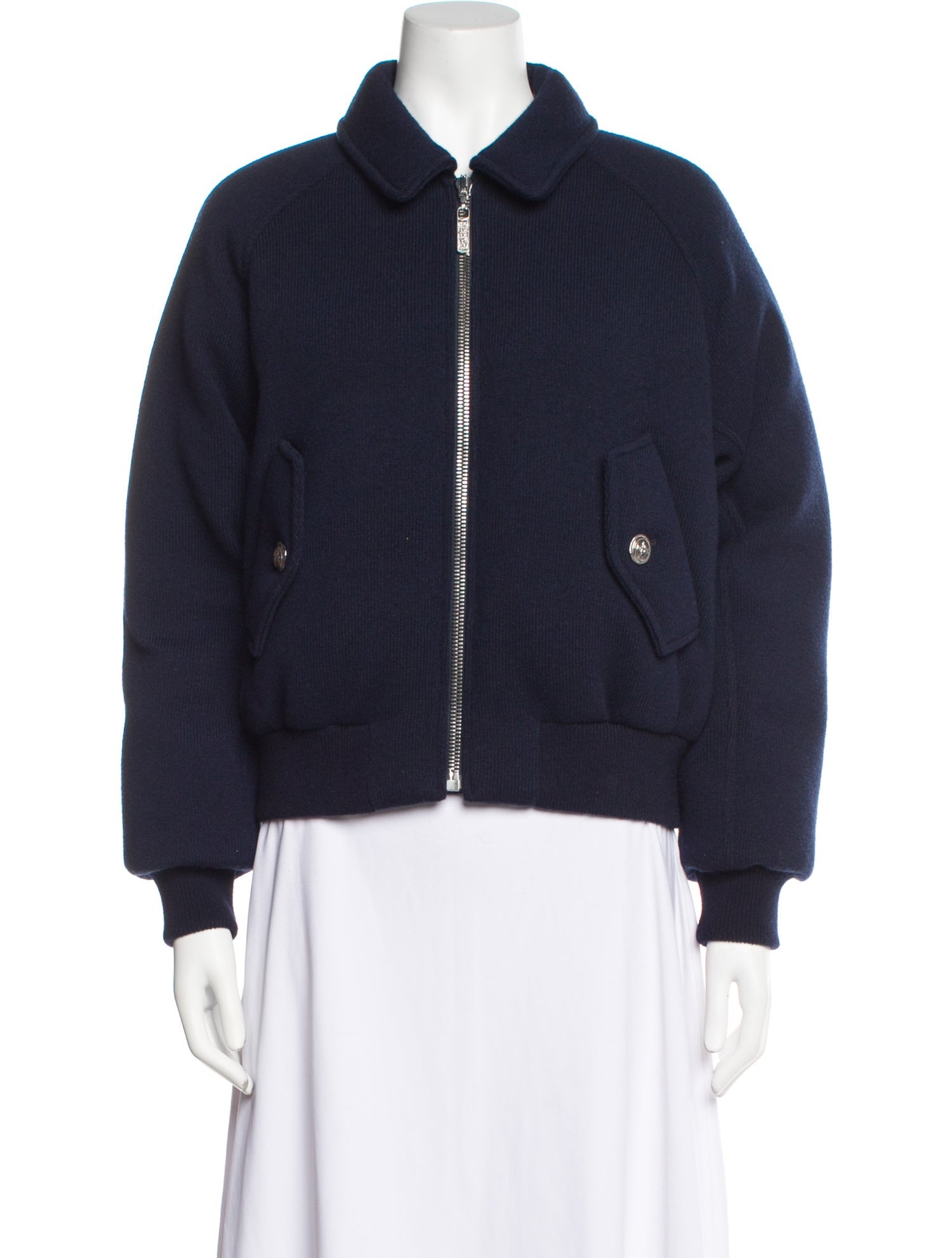 Barrie Cashmere Down Jacket w/ Tags - Blue Jackets, Clothing ...