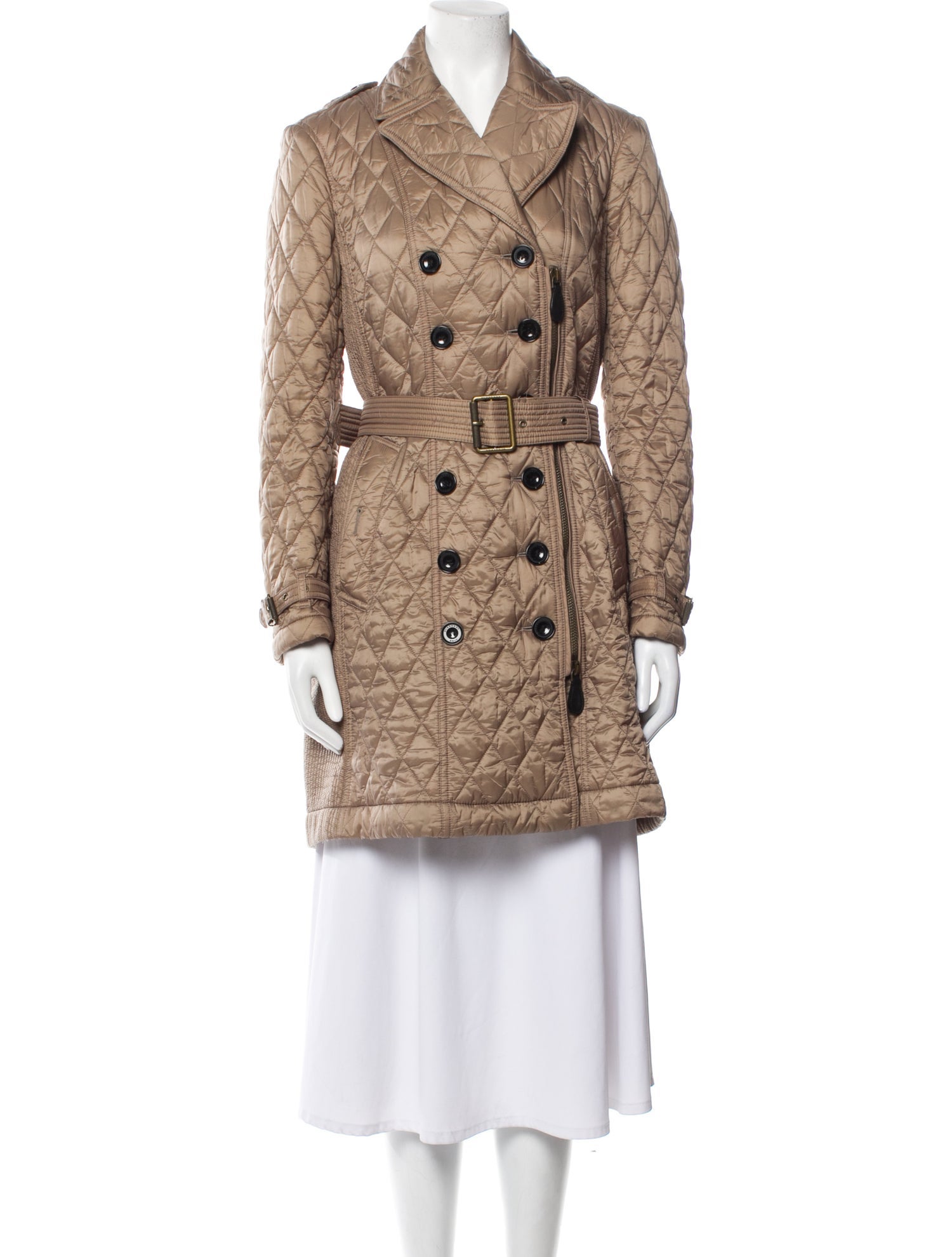Burberry Brit Coat - Neutrals Coats, Clothing - BBR104603 | The RealReal