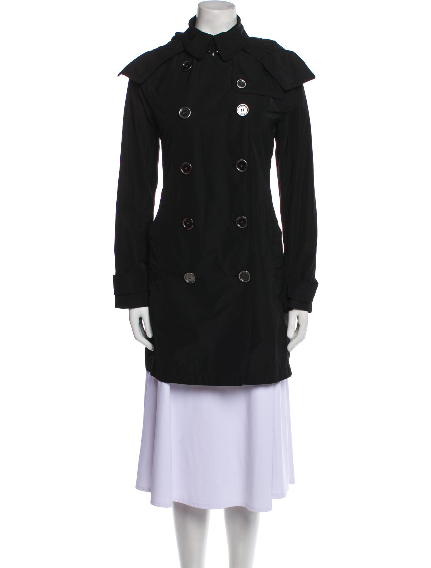 Burberry Brit Trench Coat - Black Coats, Clothing - BBR107308 | The RealReal