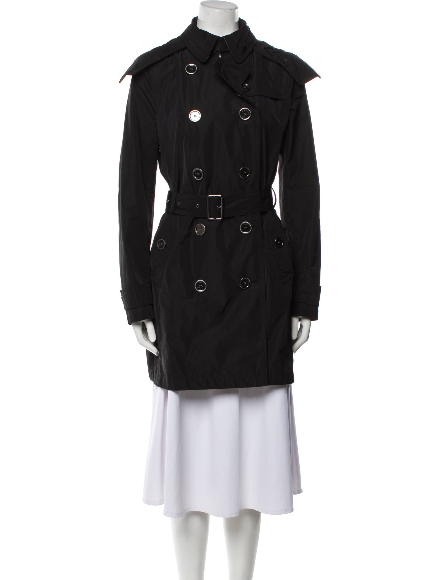 Burberry Brit Trench Coat - Black Coats, Clothing - BBR108101 | The RealReal