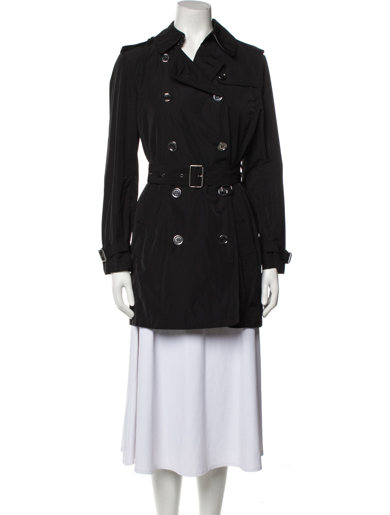 Burberry Brit Trench Coat - Black Coats, Clothing - BBR108391 | The RealReal