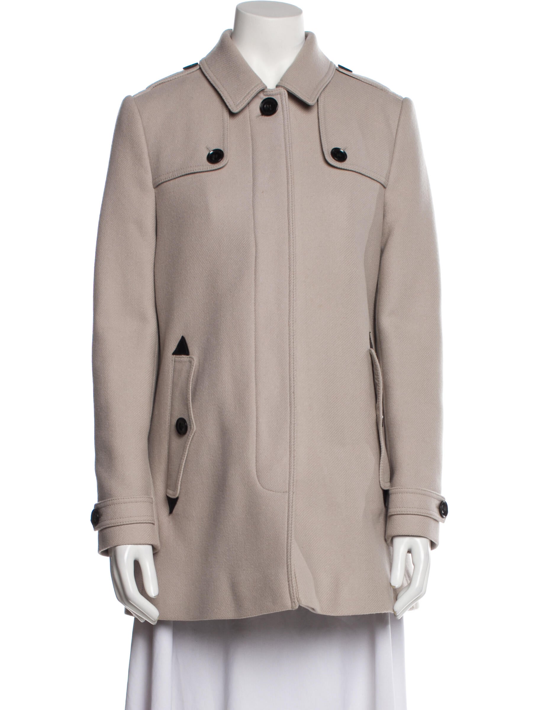 Burberry Brit Coat - Neutrals Coats, Clothing - BBR84517 | The RealReal