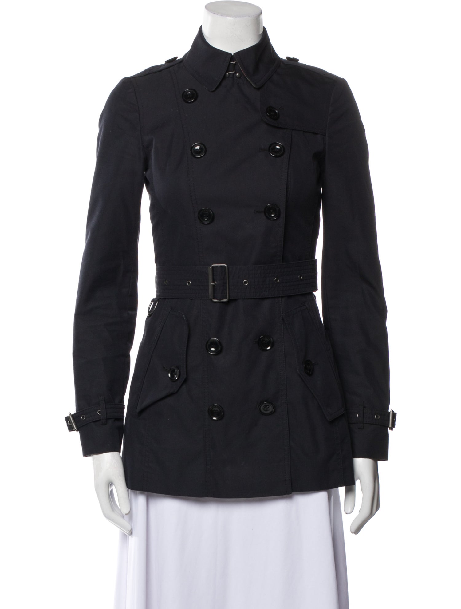 Burberry Brit Trench Coat - Black Coats, Clothing - BBR95399 | The RealReal