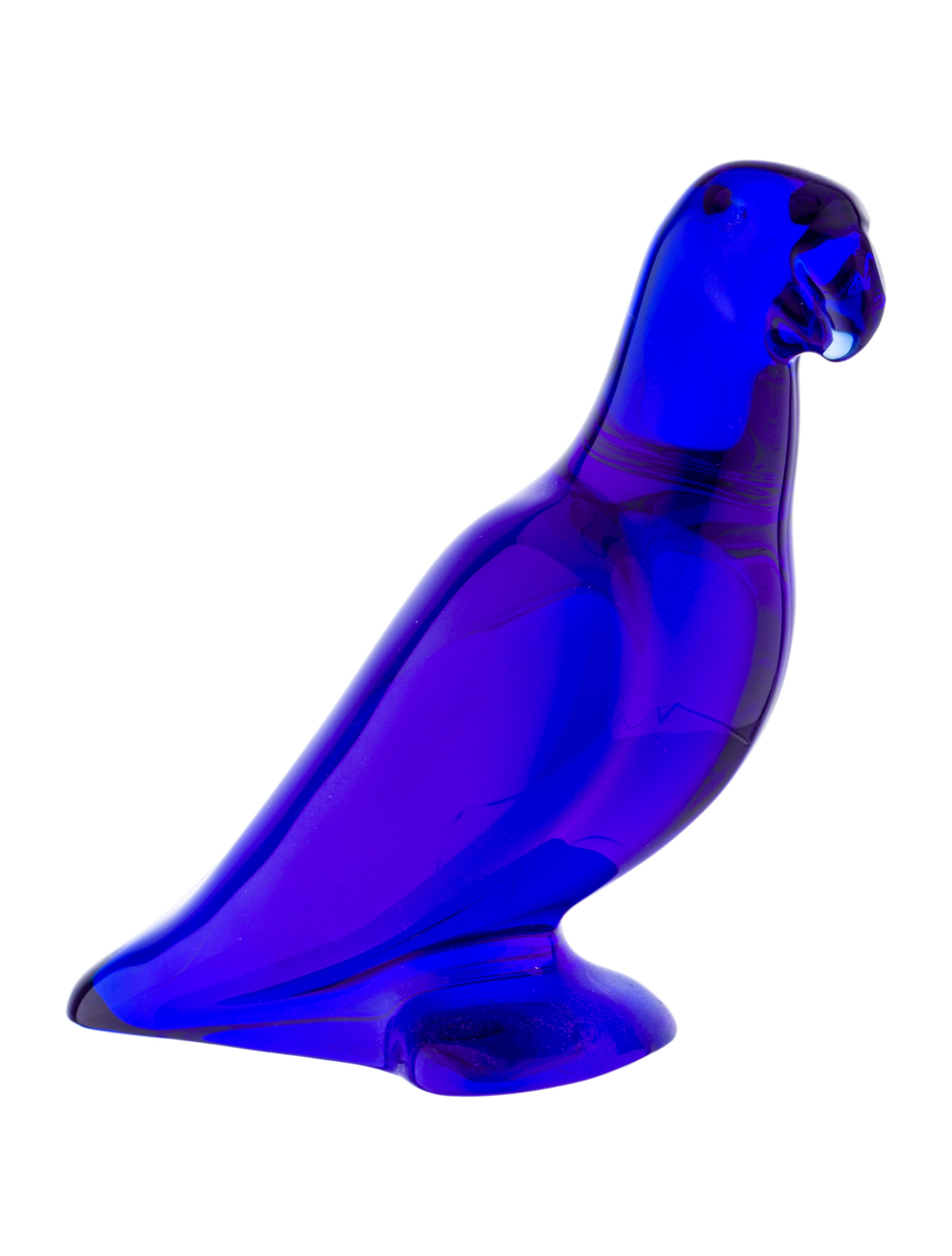 Baccarat Bird Figurine - Blue Decorative Accents, Decor & Accessories ...