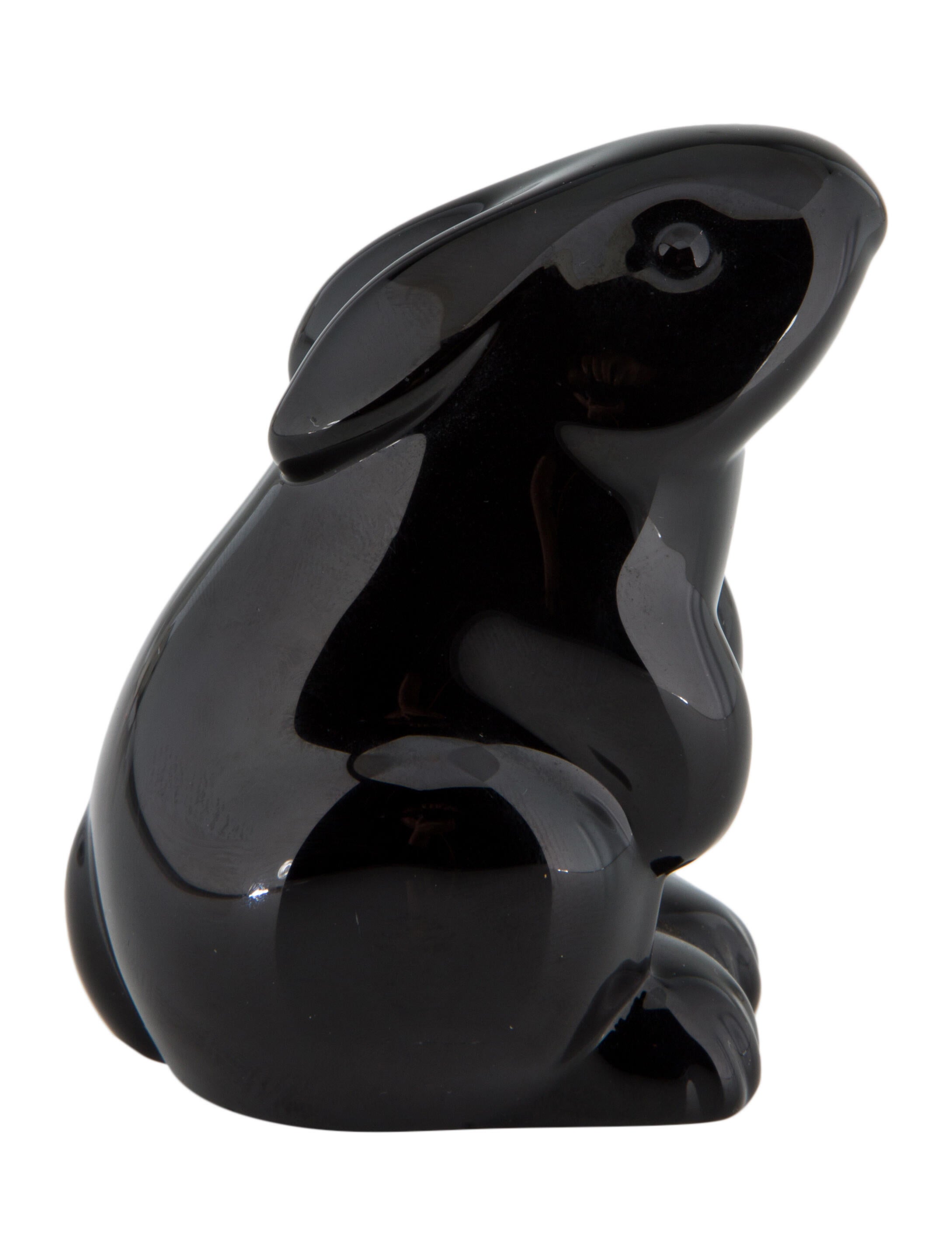 Baccarat Crystal Rabbit Figurine - Black Decorative Accents, Decor ...