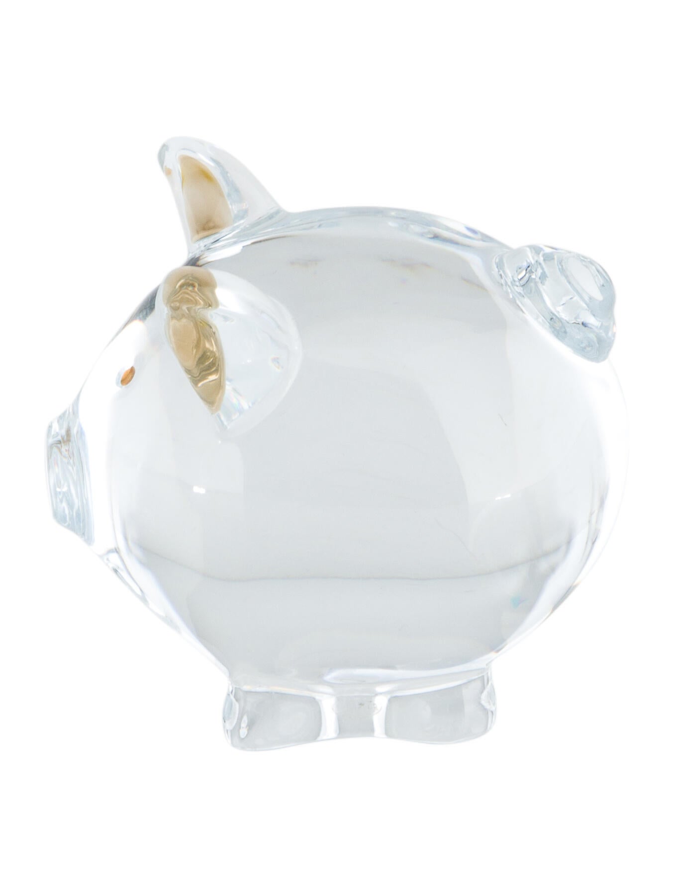 Baccarat 2019 Year of the Pig Crystal Zodiac Pig Figurine - Gold ...
