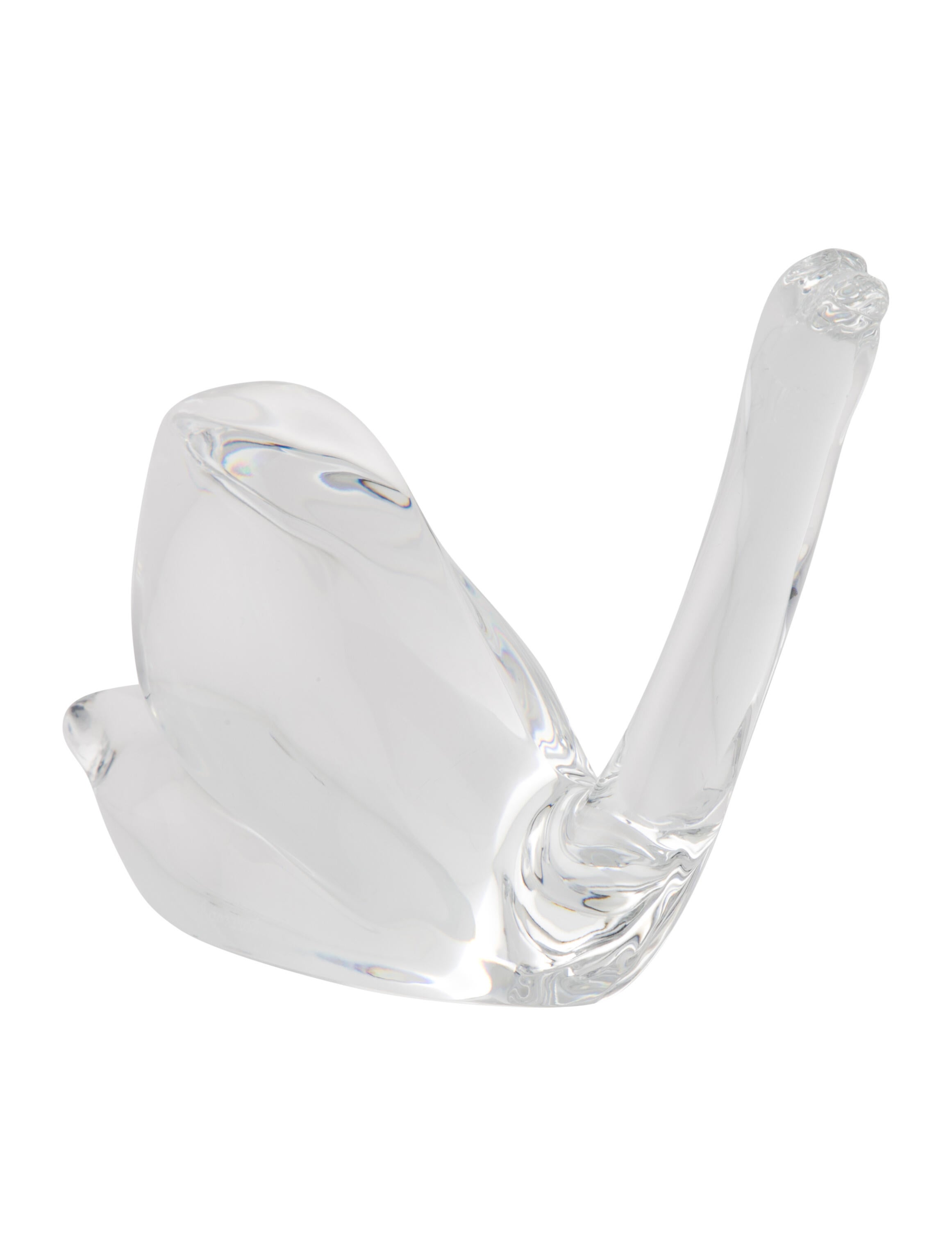 Baccarat Crystal Bird Figurine - Clear Decorative Accents, Decor ...