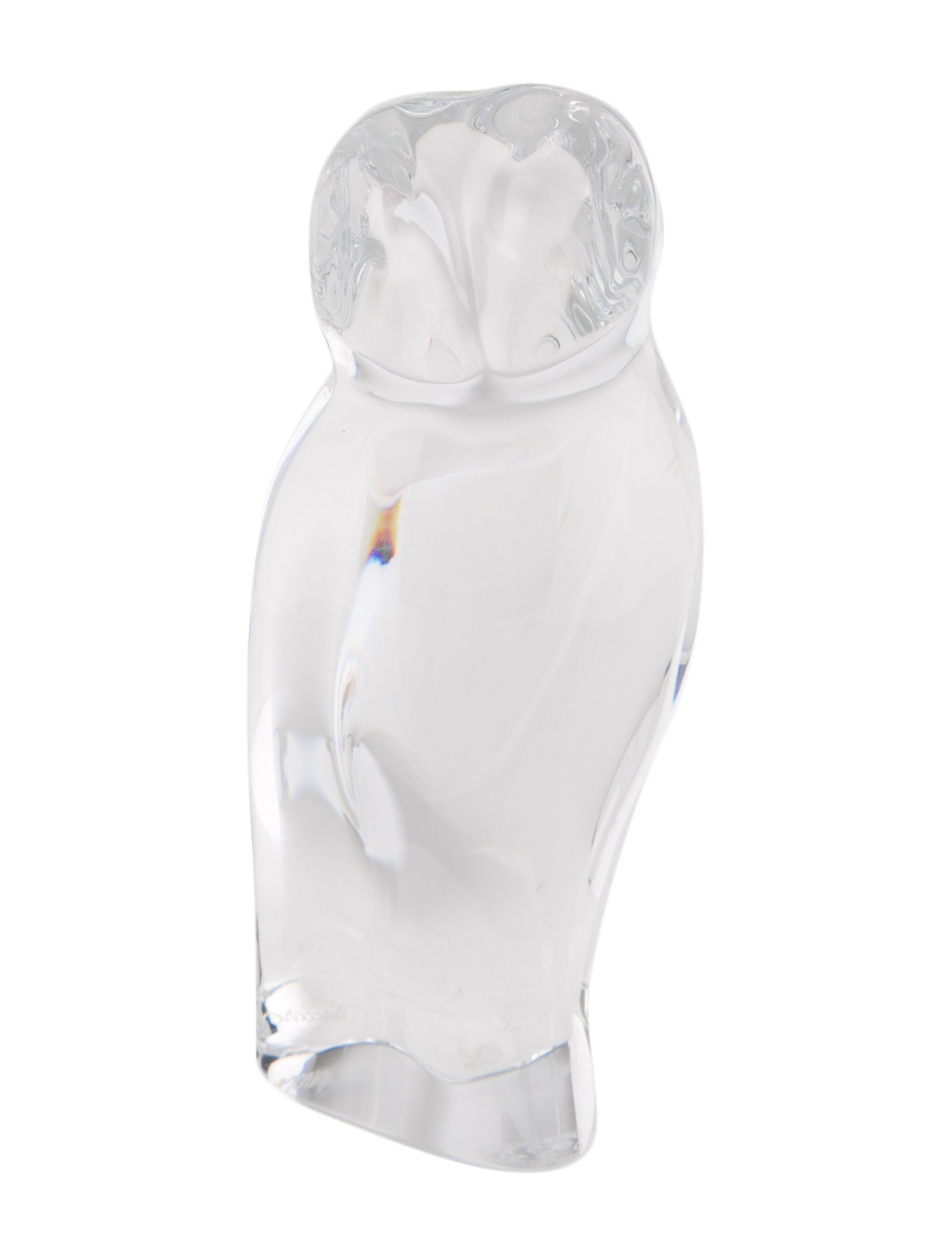 Baccarat Crystal Owl Figurine - Clear Decorative Accents, Decor ...