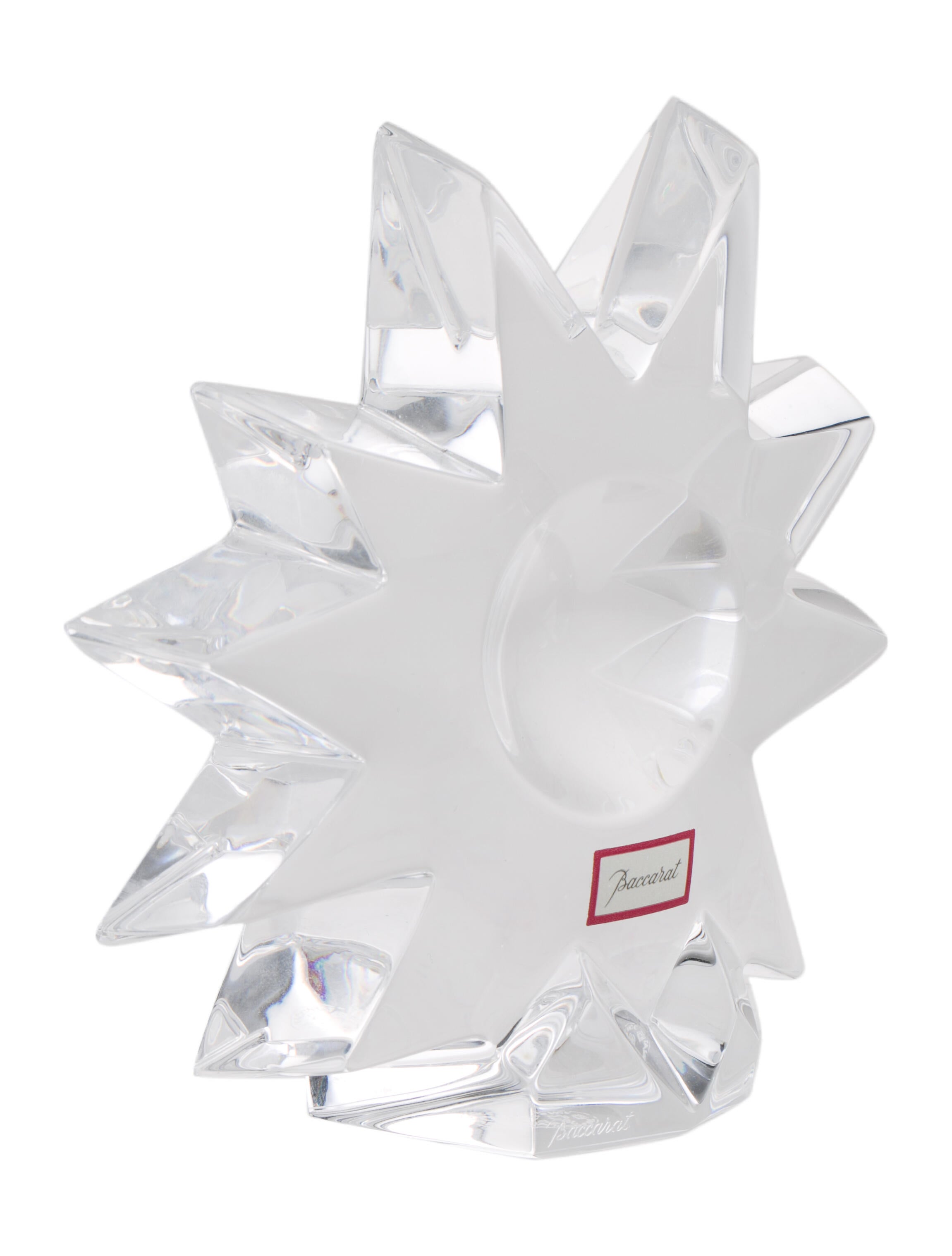 Baccarat Crystal Sun Paperweight - Clear Decorative Accents, Decor ...