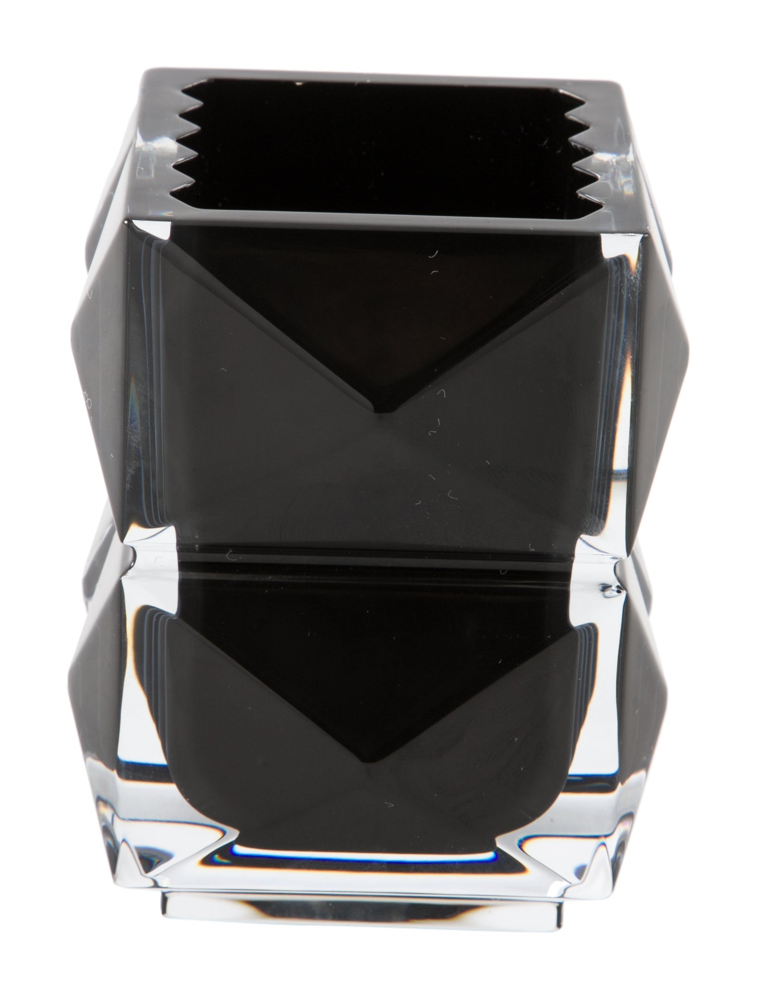 Baccarat Eye Square Vase - Black Decorative Accents, Decor & Accessories - BCC45447 | The RealReal